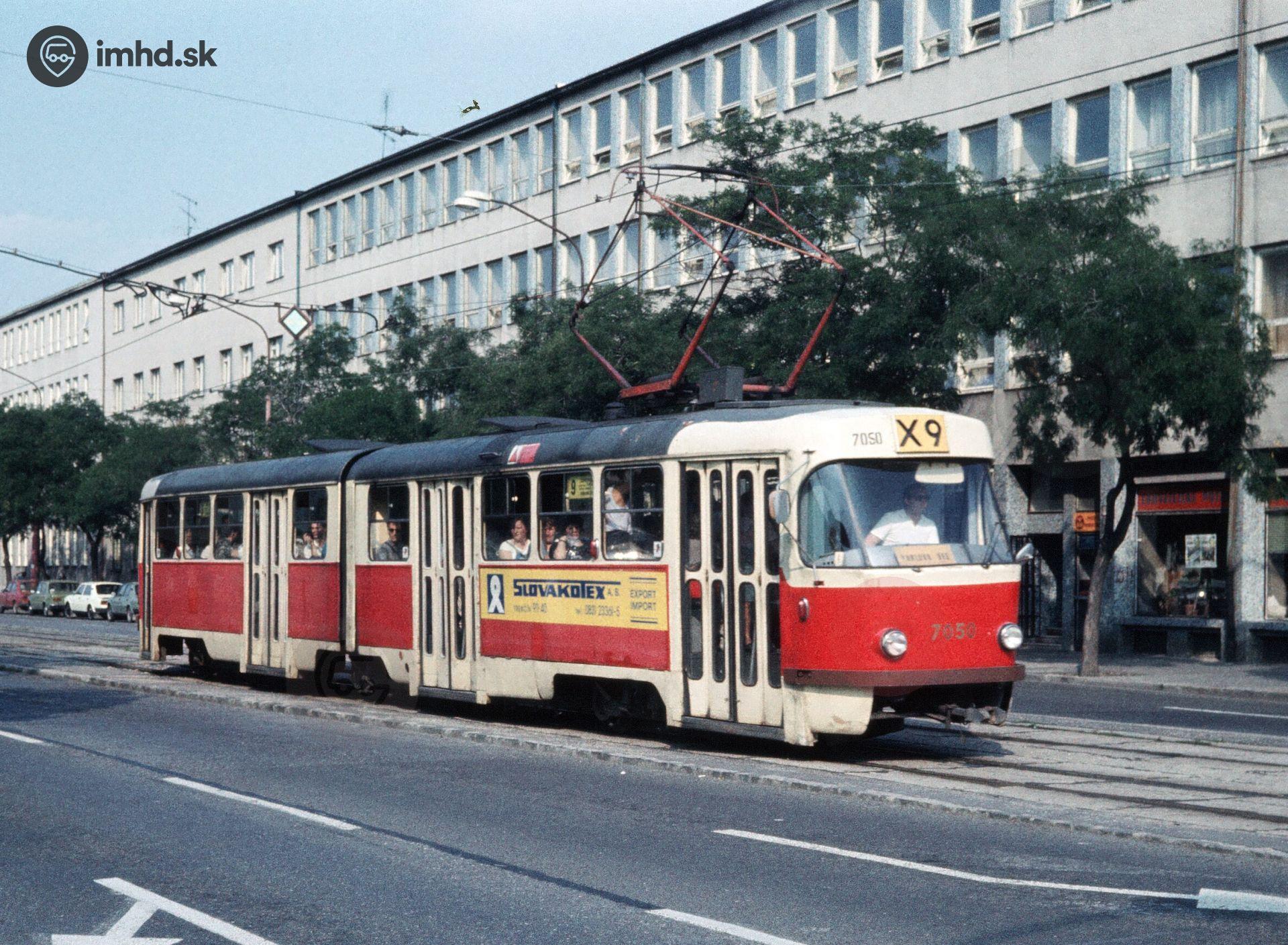 ČKD Tatra K2 #7050 • imhd.sk Bratislava