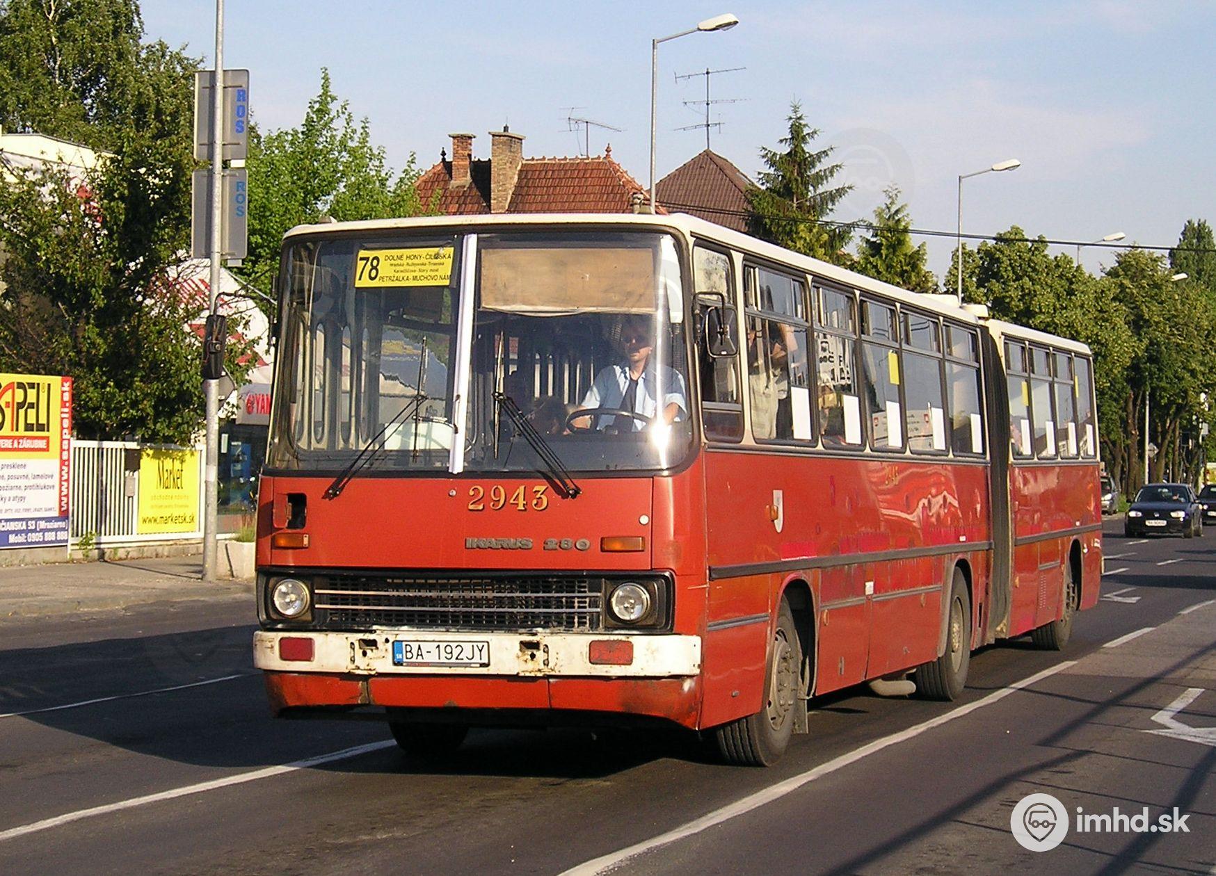Ikarus 280 #2943/II • imhd.sk Bratislava