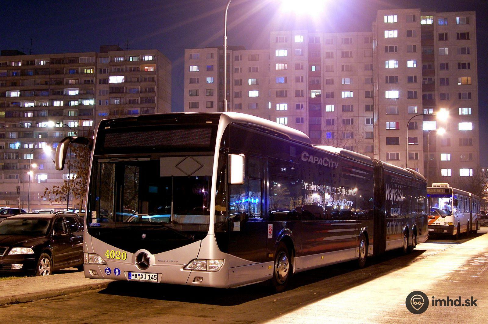 Mercedes CapaCity - najdlhší mestský autobus • imhd.sk Bratislava