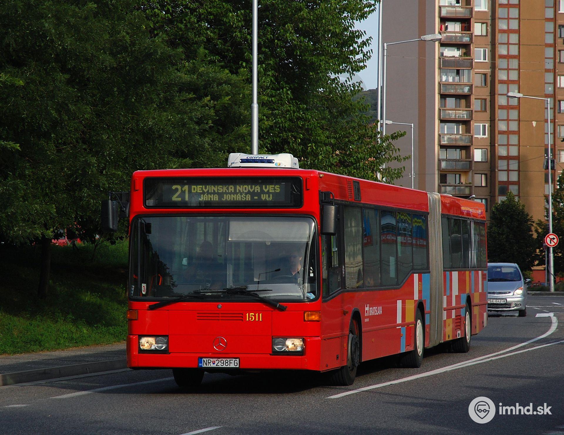 Mercedes-Benz O 405 GN #1511 • imhd.sk Bratislava