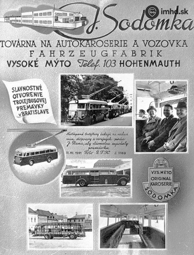 Pred 70 rokmi začal v Bratislave premávať prvý moderný trolejbus • imhd.sk Bratislava