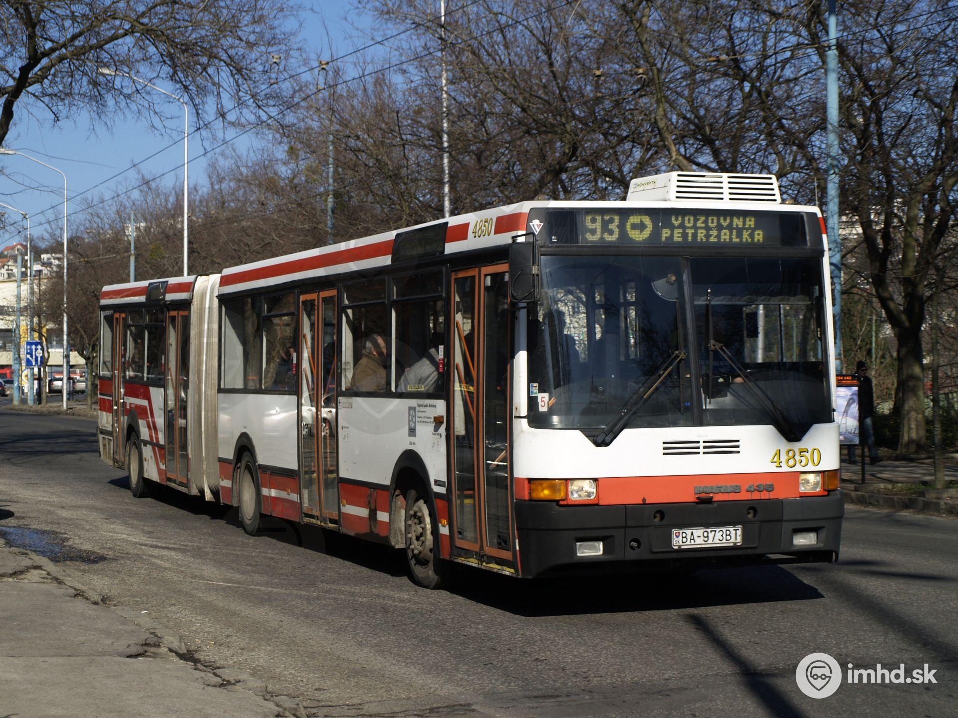 Ikarus 435 #4850 • imhd.sk Bratislava