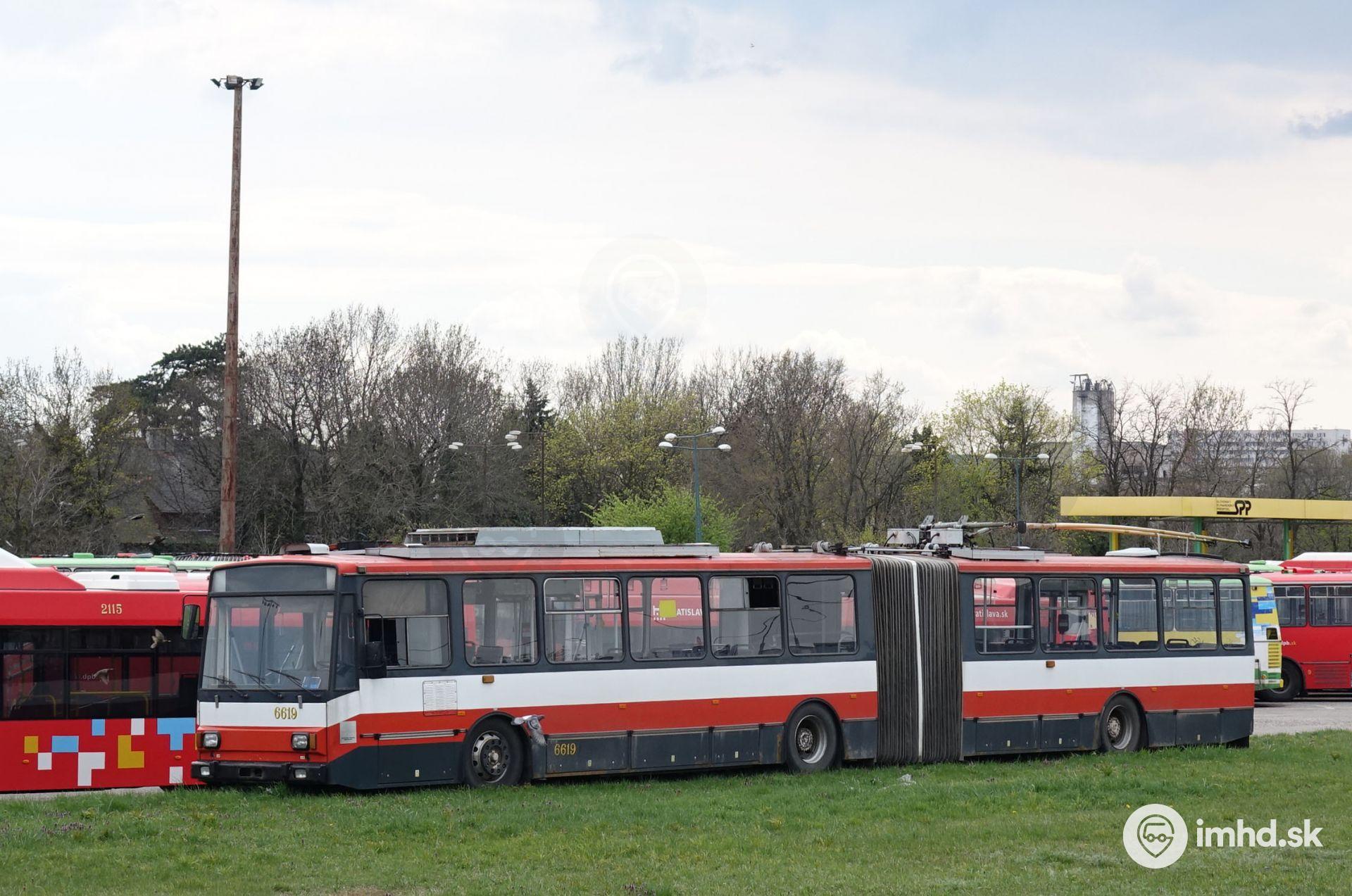 #6619, route 201, Šancová ul. • imhd.sk Bratislava