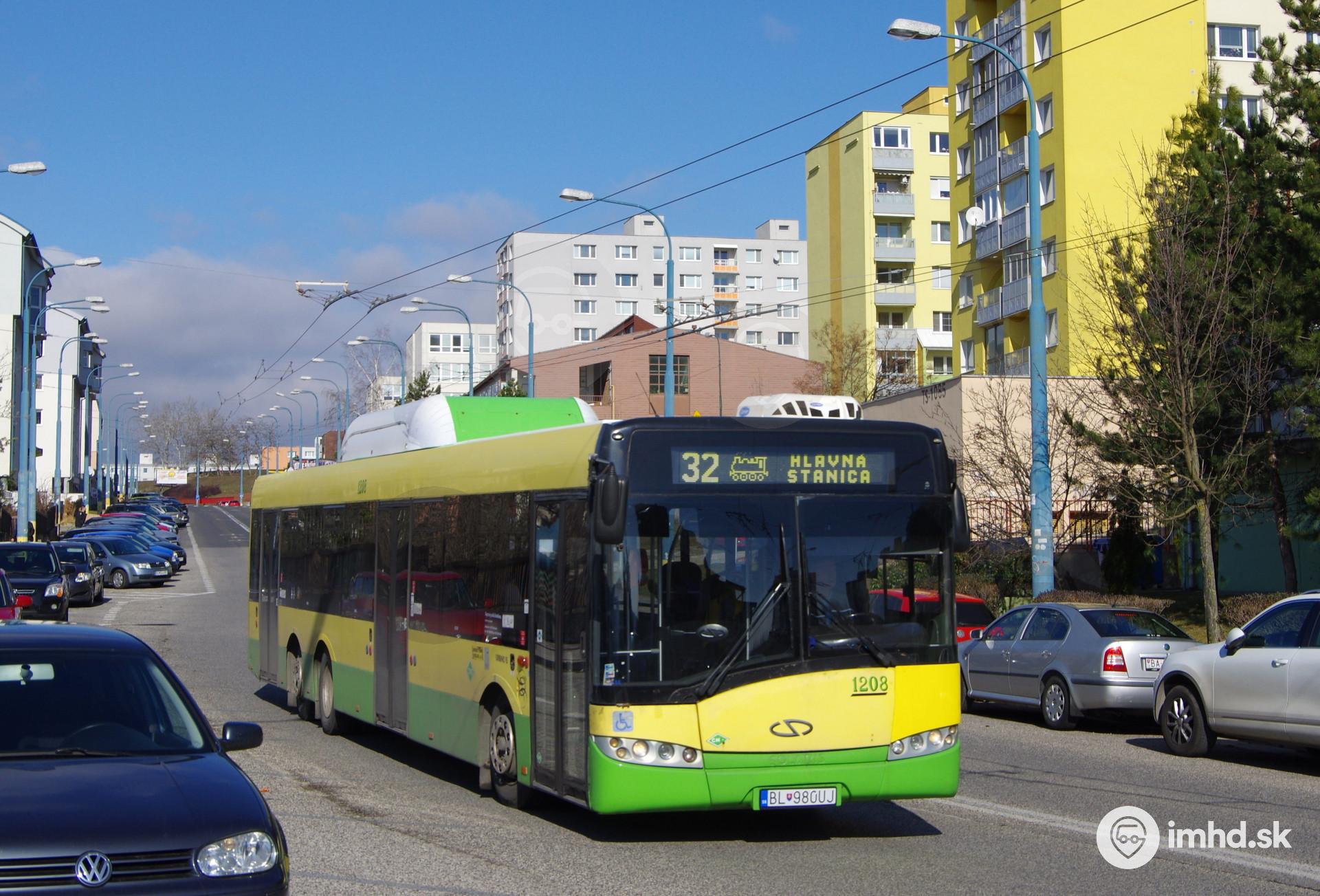 Solaris Urbino 15 CNG #1208 • imhd.sk Bratislava