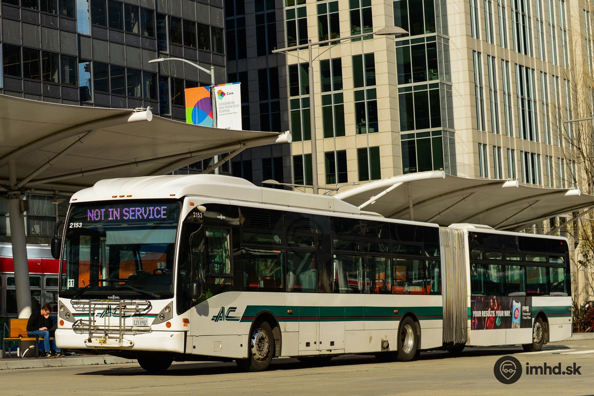 #2153, Transbay Transit Terminal • imhd.sk Bratislava