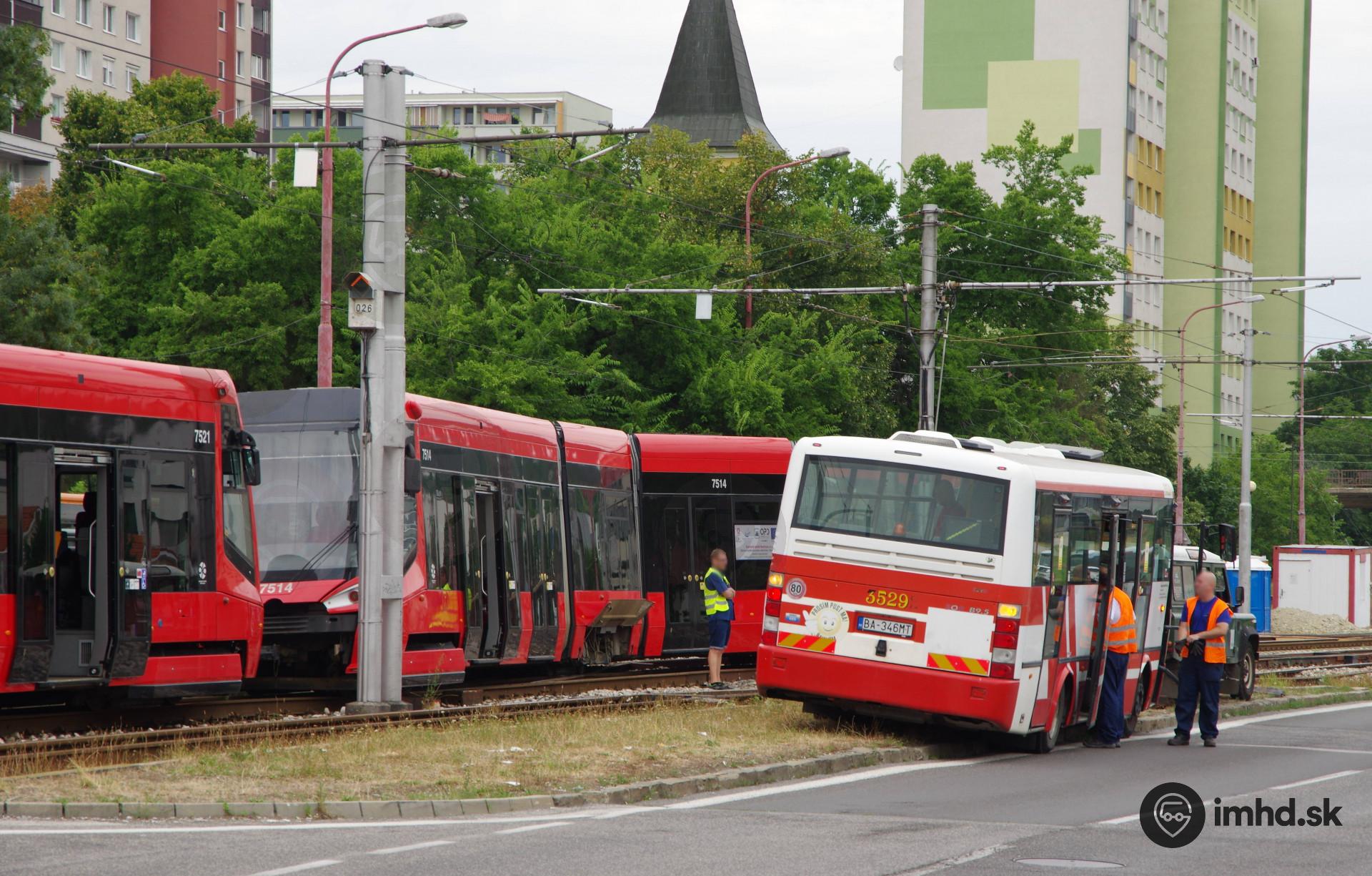 SOR B 9.5 #3529 slúži na staré kolená ako nakoľajovací autobus. O rok ...