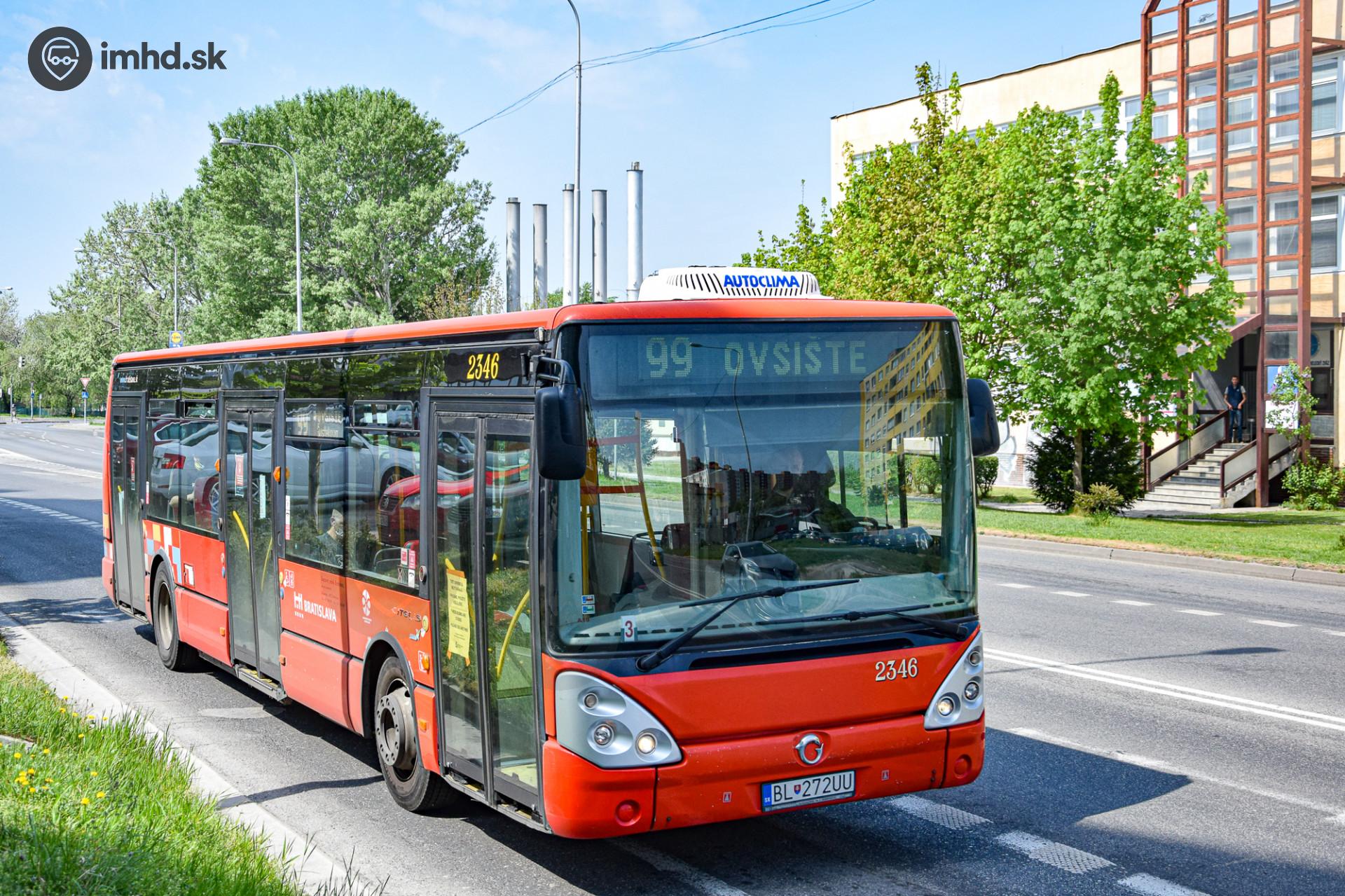 Irisbus Citelis 12M #2346 • imhd.sk Bratislava