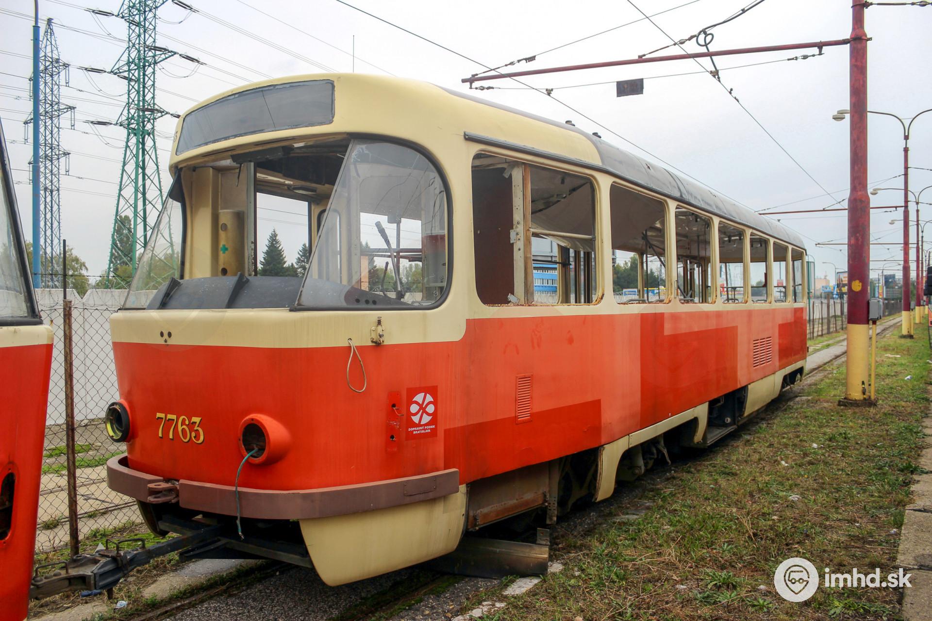 ČKD Tatra T3 #7763 • imhd.sk Bratislava