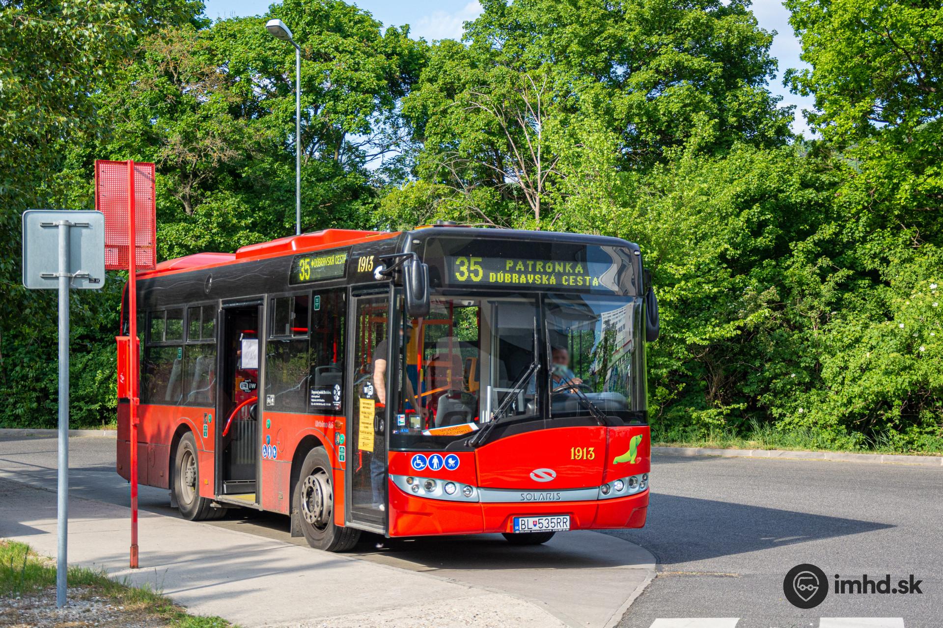 Solaris Urbino 8,6 #1913 • imhd.sk Bratislava