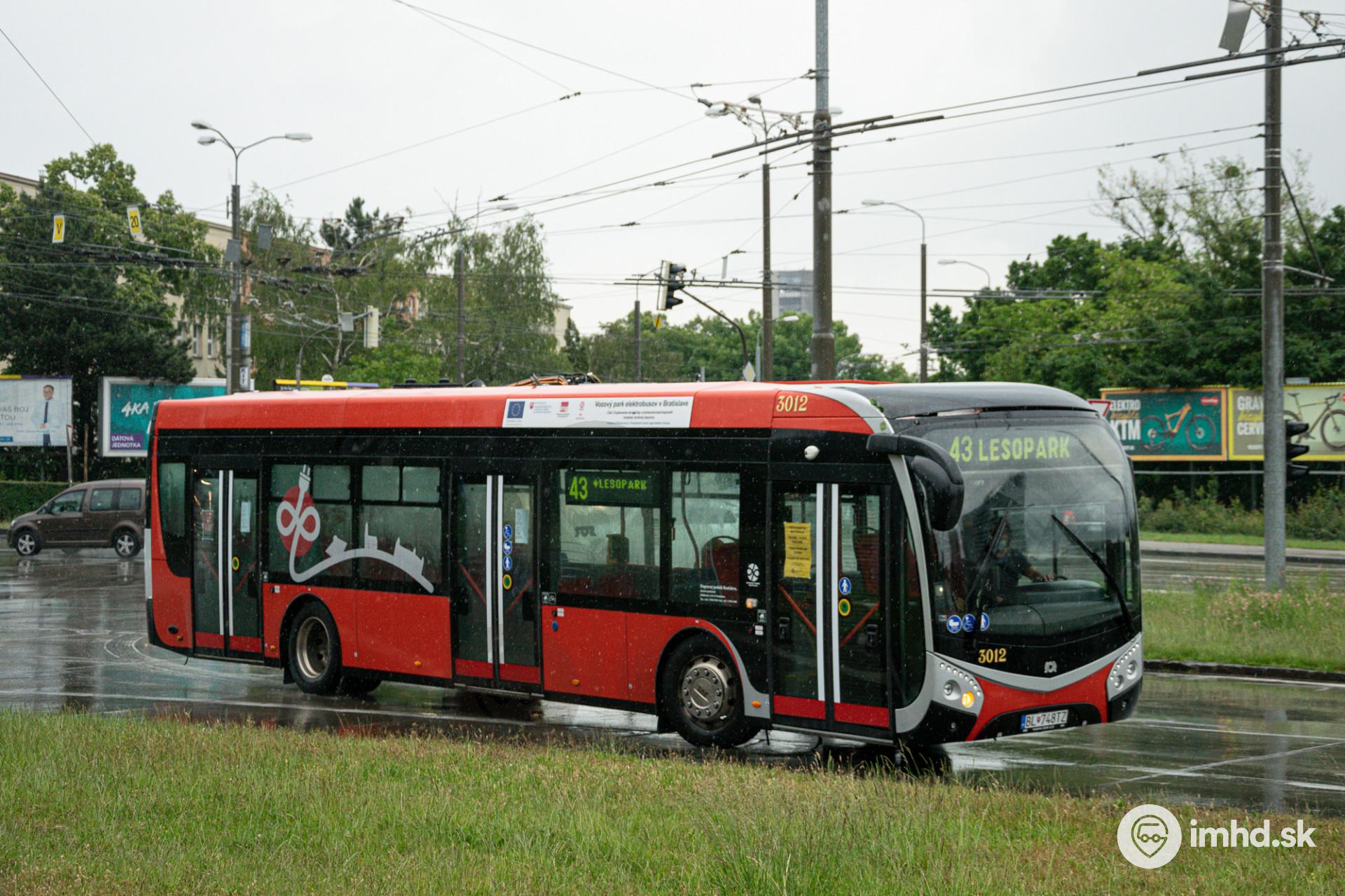 SOR NS 12 Electric #3012 • imhd.sk Bratislava