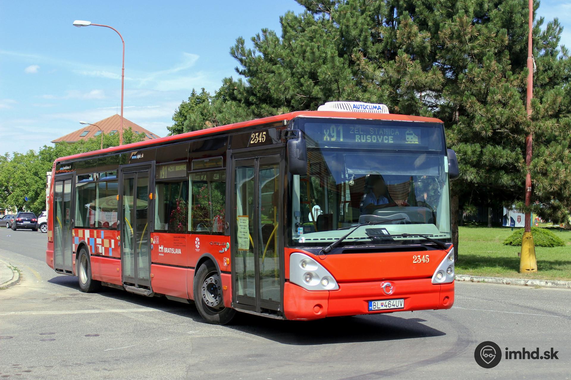 Irisbus Citelis 12M #2345 • imhd.sk Bratislava