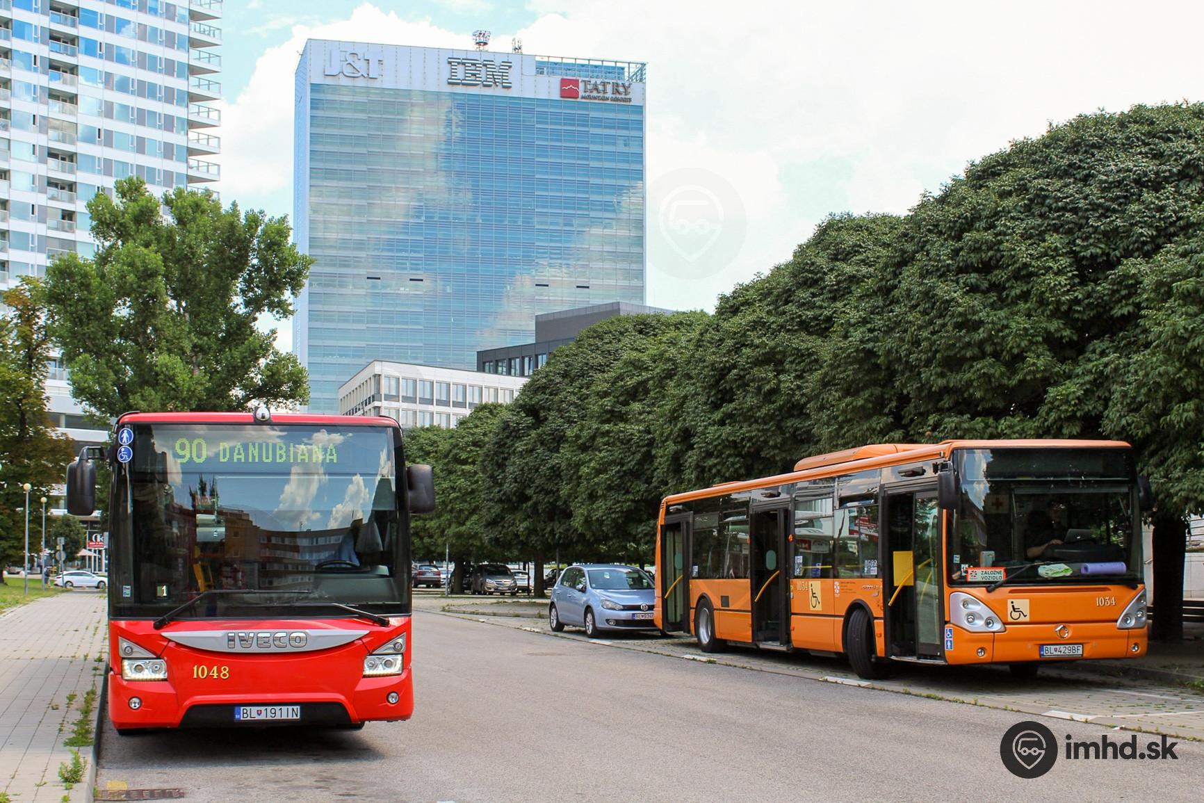 Iveco Urbanway 12M #1048 • imhd.sk Bratislava