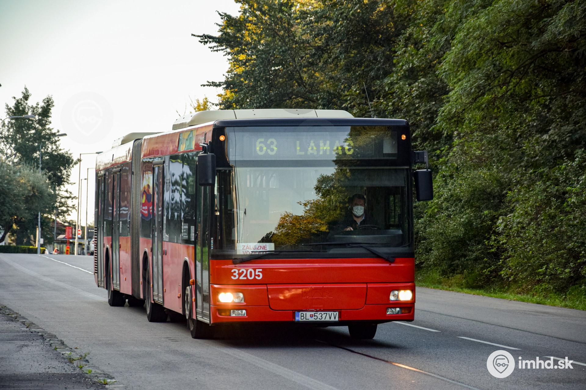 MAN NG 313 #3205 • imhd.sk Bratislava