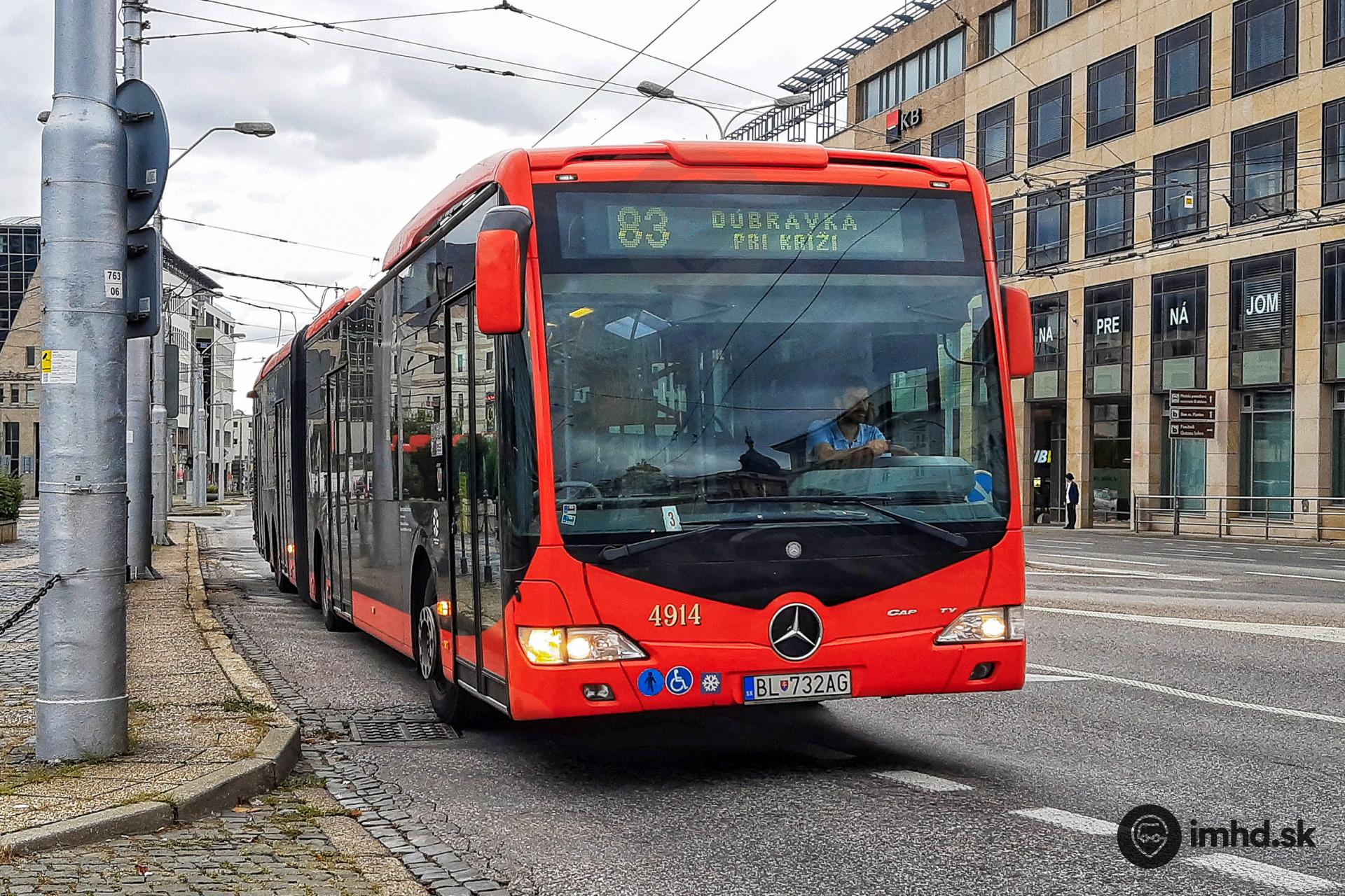 Mercedes-Benz CapaCity #4914 • imhd.sk Bratislava