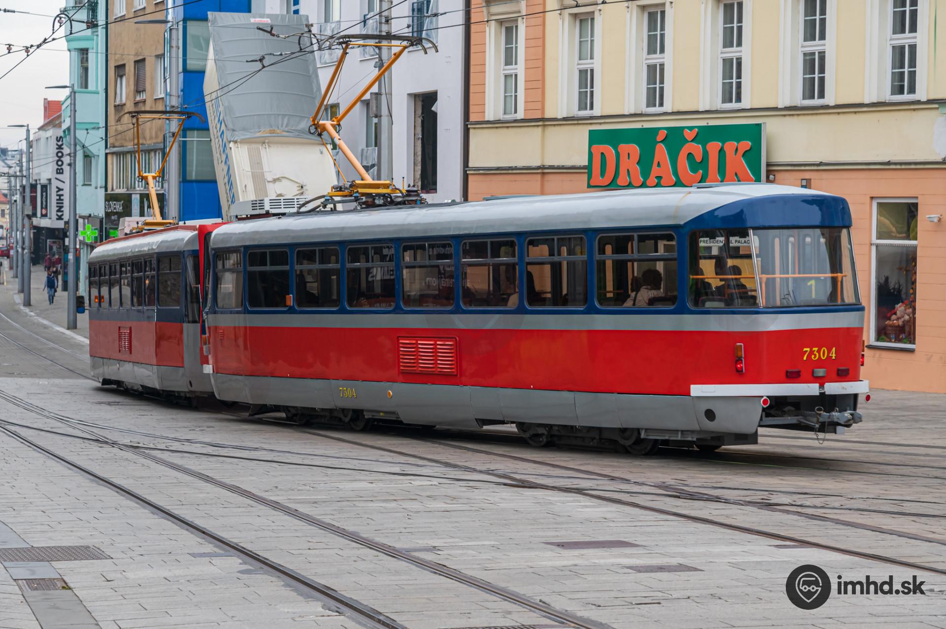 ČKD Tatra T3 #7303 • imhd.sk Bratislava