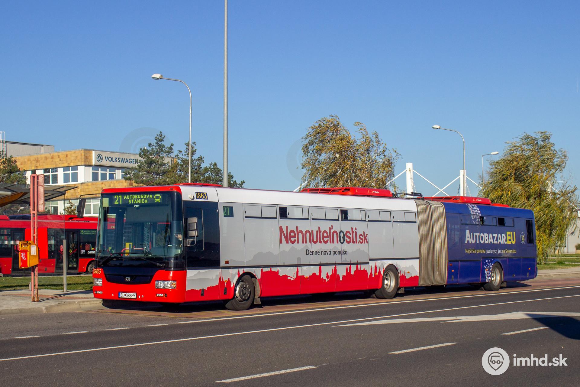 SOR NB 18 City #1863 • imhd.sk Bratislava