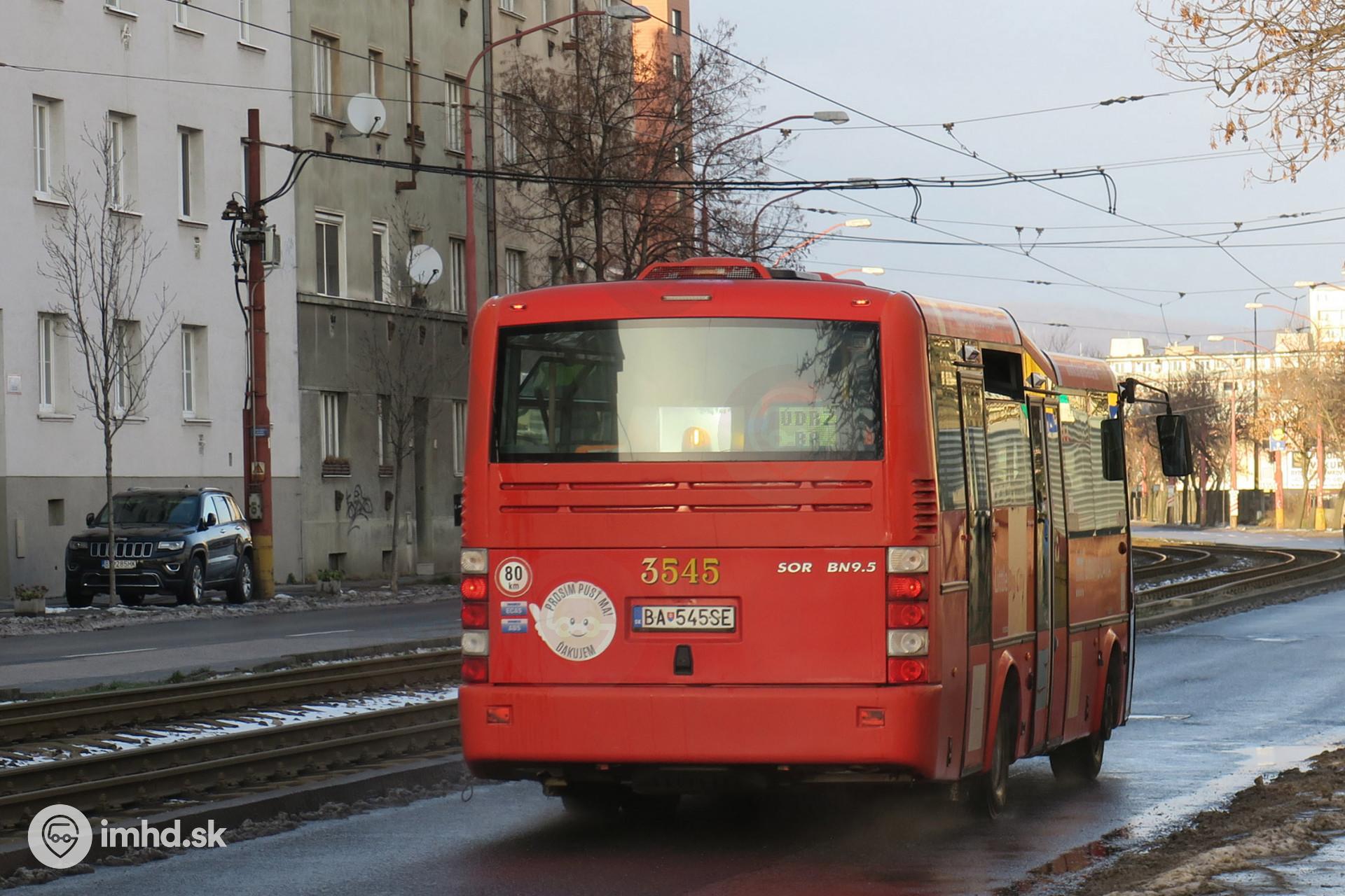 SOR BN 9.5 #3545 • imhd.sk Bratislava