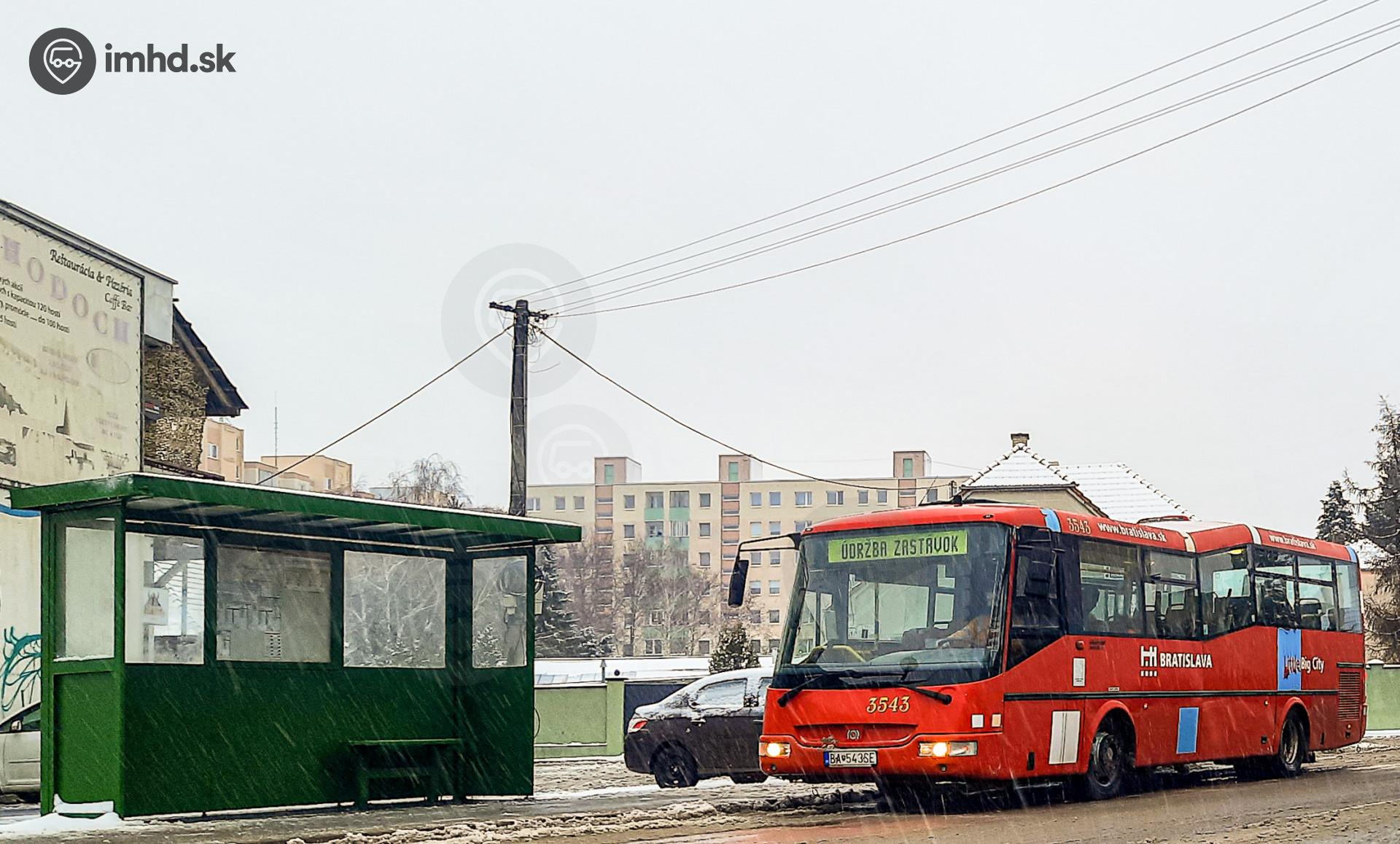 SOR BN 9.5 #3543 • imhd.sk Bratislava