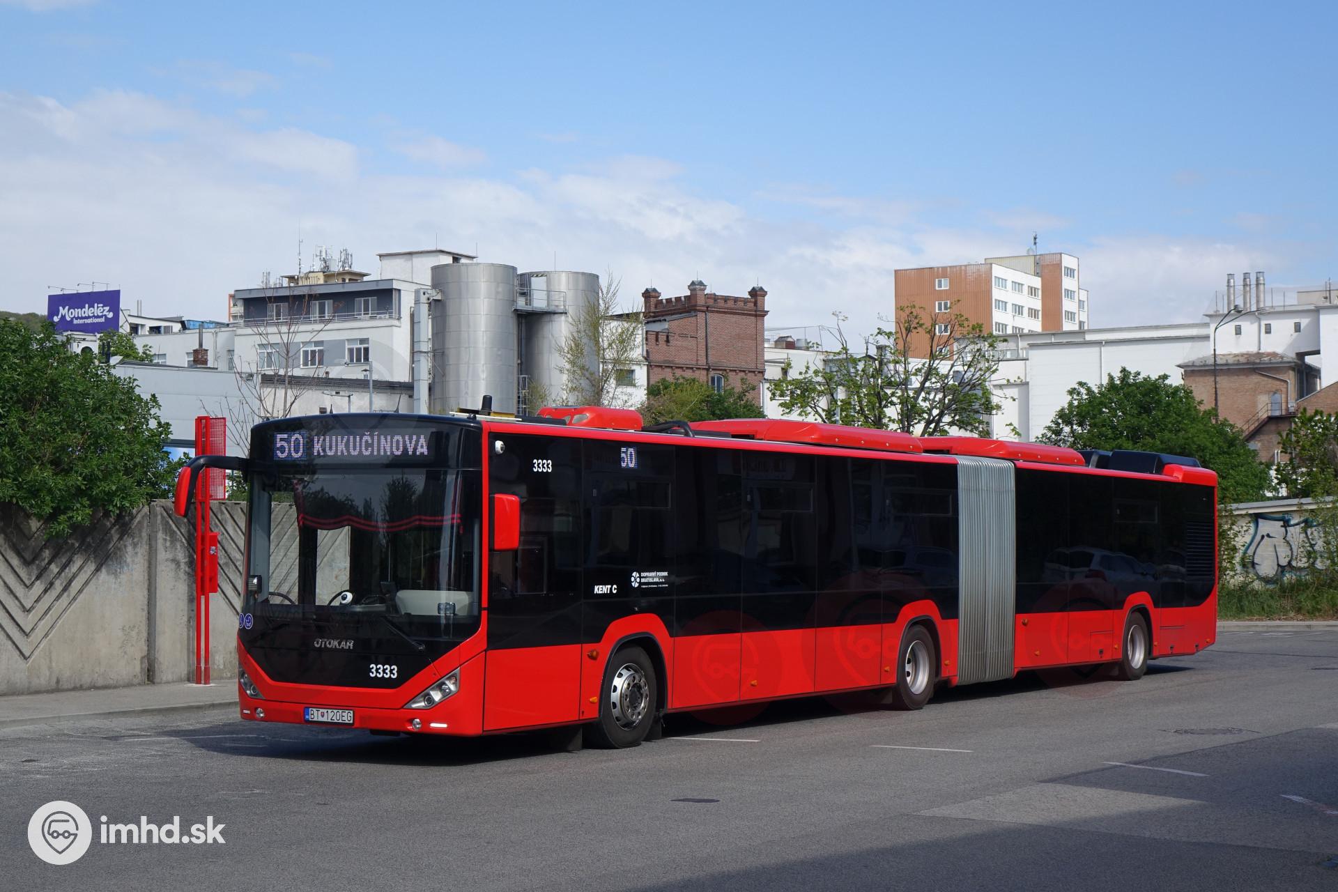 Otokar Kent C 18,75 #3333 • imhd.sk Bratislava