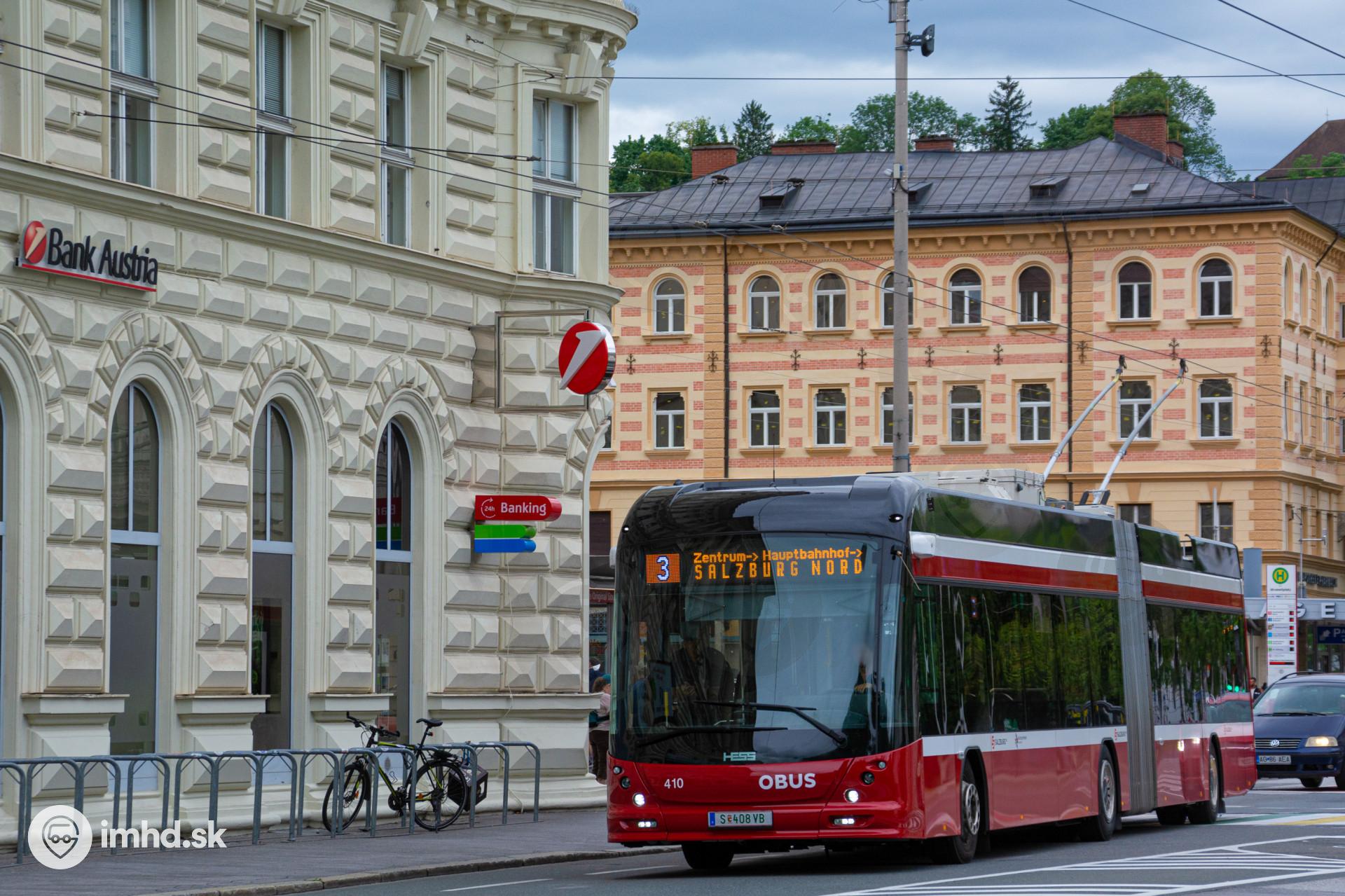 #410, S 408 VB, linka 3, Rainerstraße • imhd.sk Bratislava