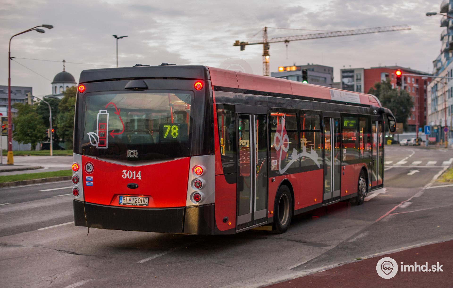 SOR NS 12 Electric #3014 • imhd.sk Bratislava