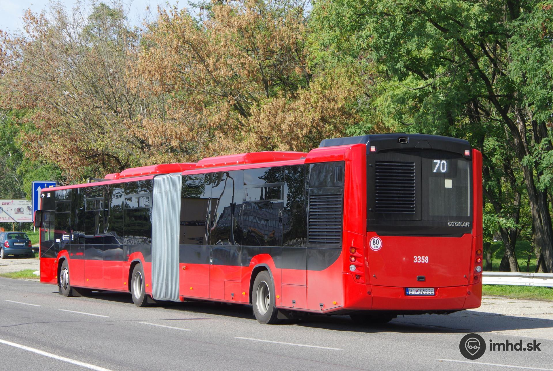 Otokar Kent C 18,75 #3358 • imhd.sk Bratislava