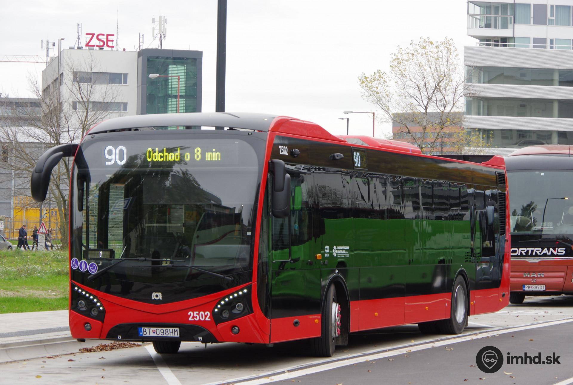 SOR NS 12 Diesel #2502 • imhd.sk Bratislava