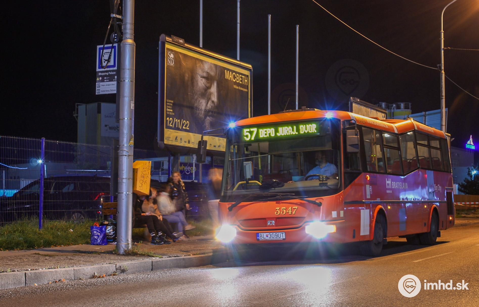 SOR BN 9.5 #3547 • imhd.sk Bratislava