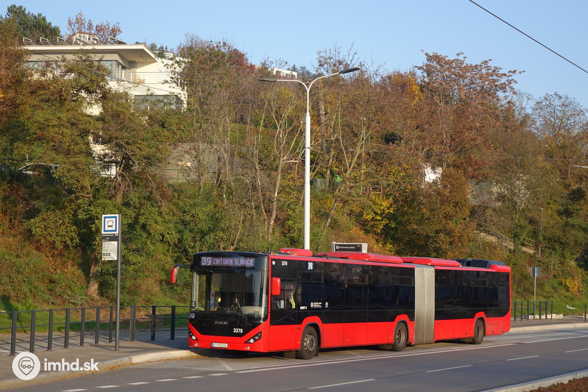 Otokar Kent C 18,75 #3370 • imhd.sk Bratislava