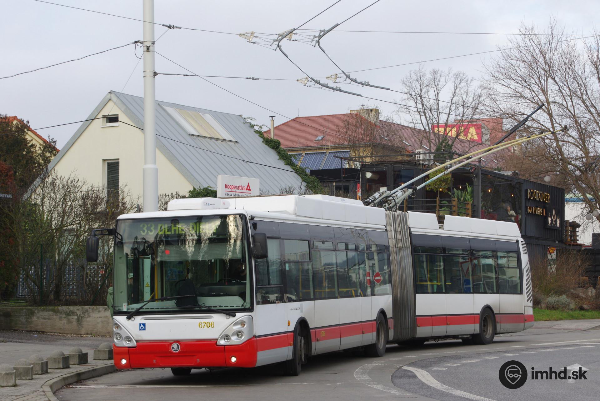 Škoda 25 Tr Irisbus #6706 • imhd.sk Bratislava