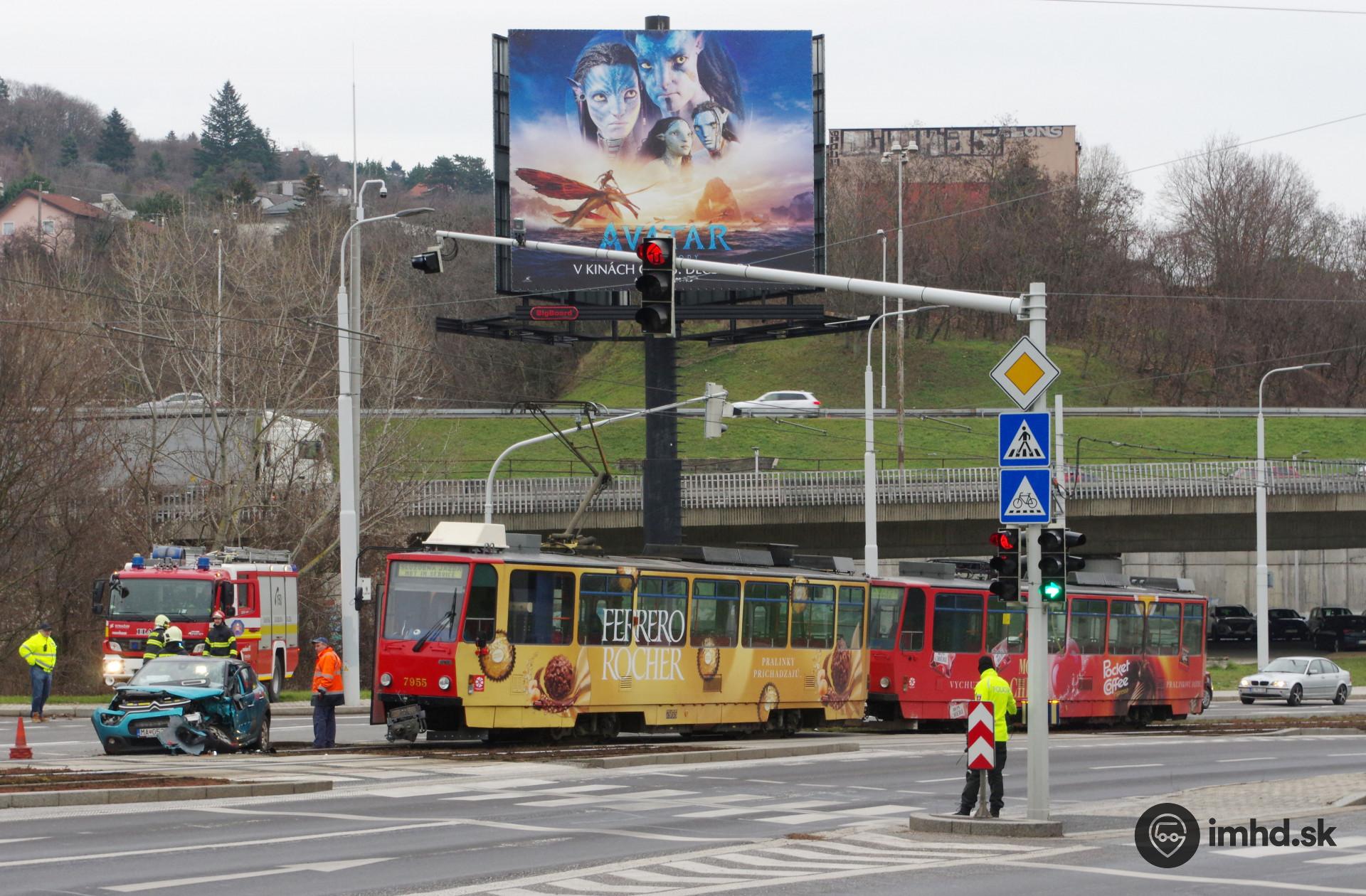 Prerušená premávka električiek v Karlovej Vsi (19.1.2023 06:45 – 09:00) • imhd.sk Bratislava