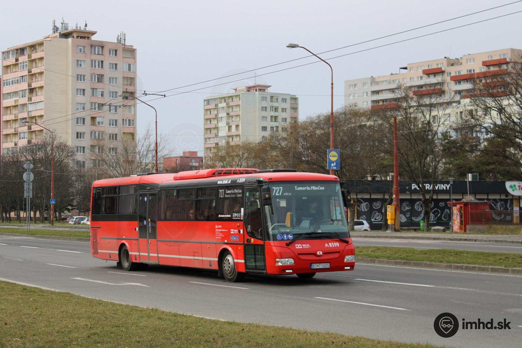 Menšie zmeny na regionálnych linkách (od 1.4.2025) • imhd.sk Bratislava