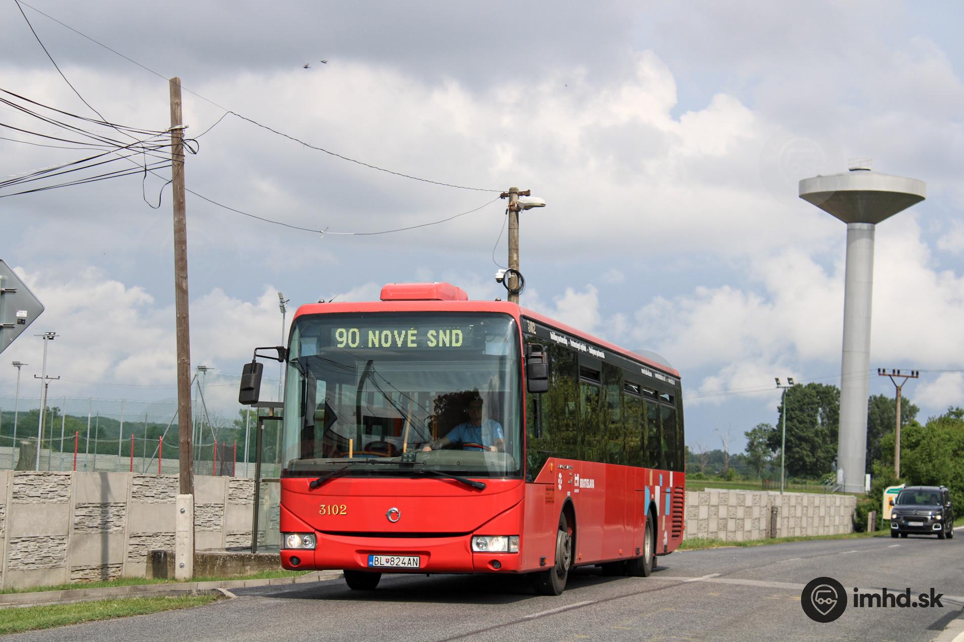 Crossway z linky 801 mimoriadne na linke 28 • imhd.sk Bratislava
