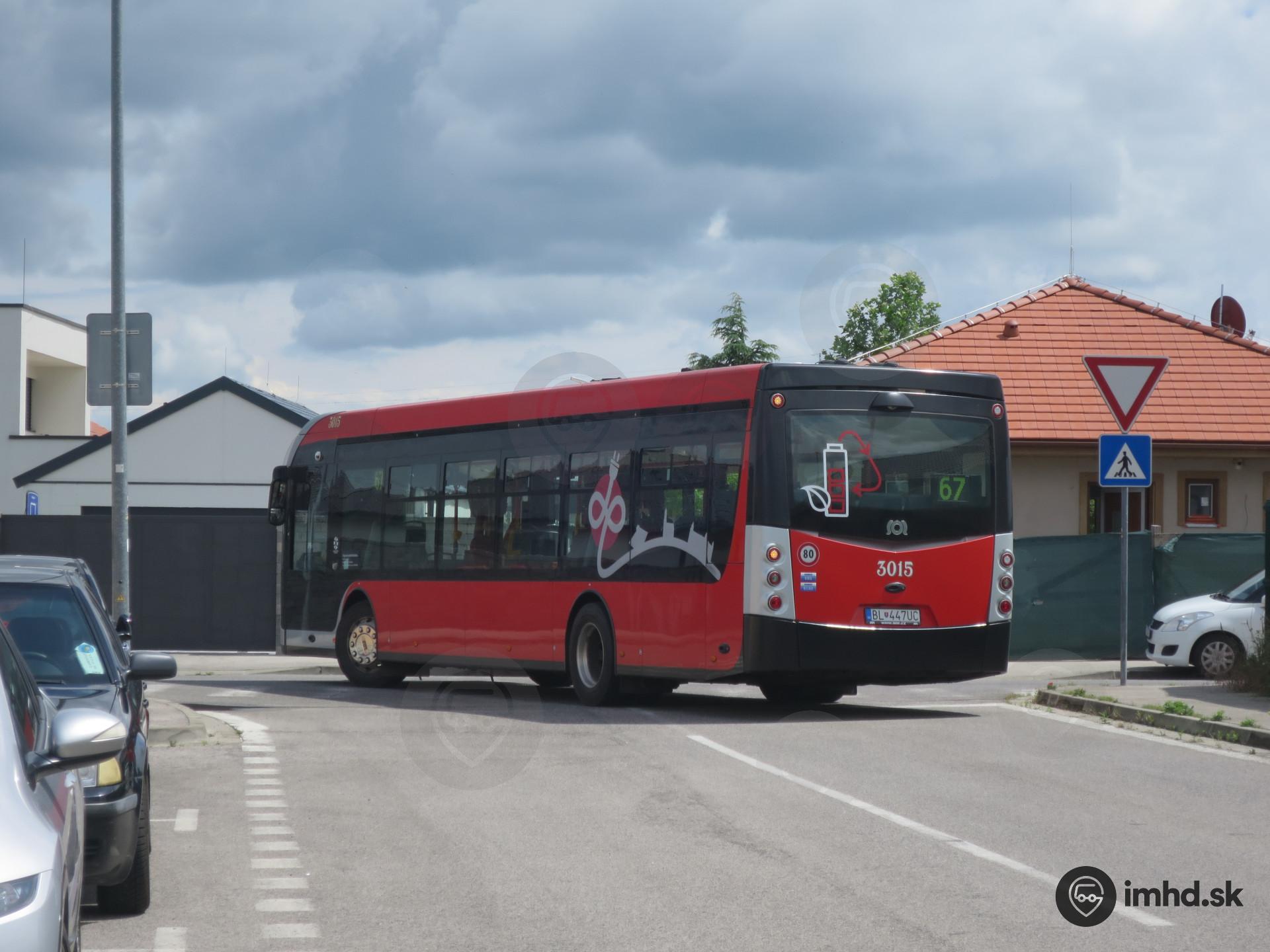 SOR NS 12 Electric #3015 • imhd.sk Bratislava