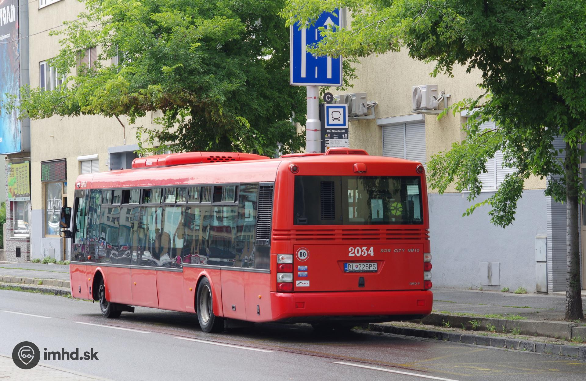 SOR NB 12 City #2034 • imhd.sk Bratislava