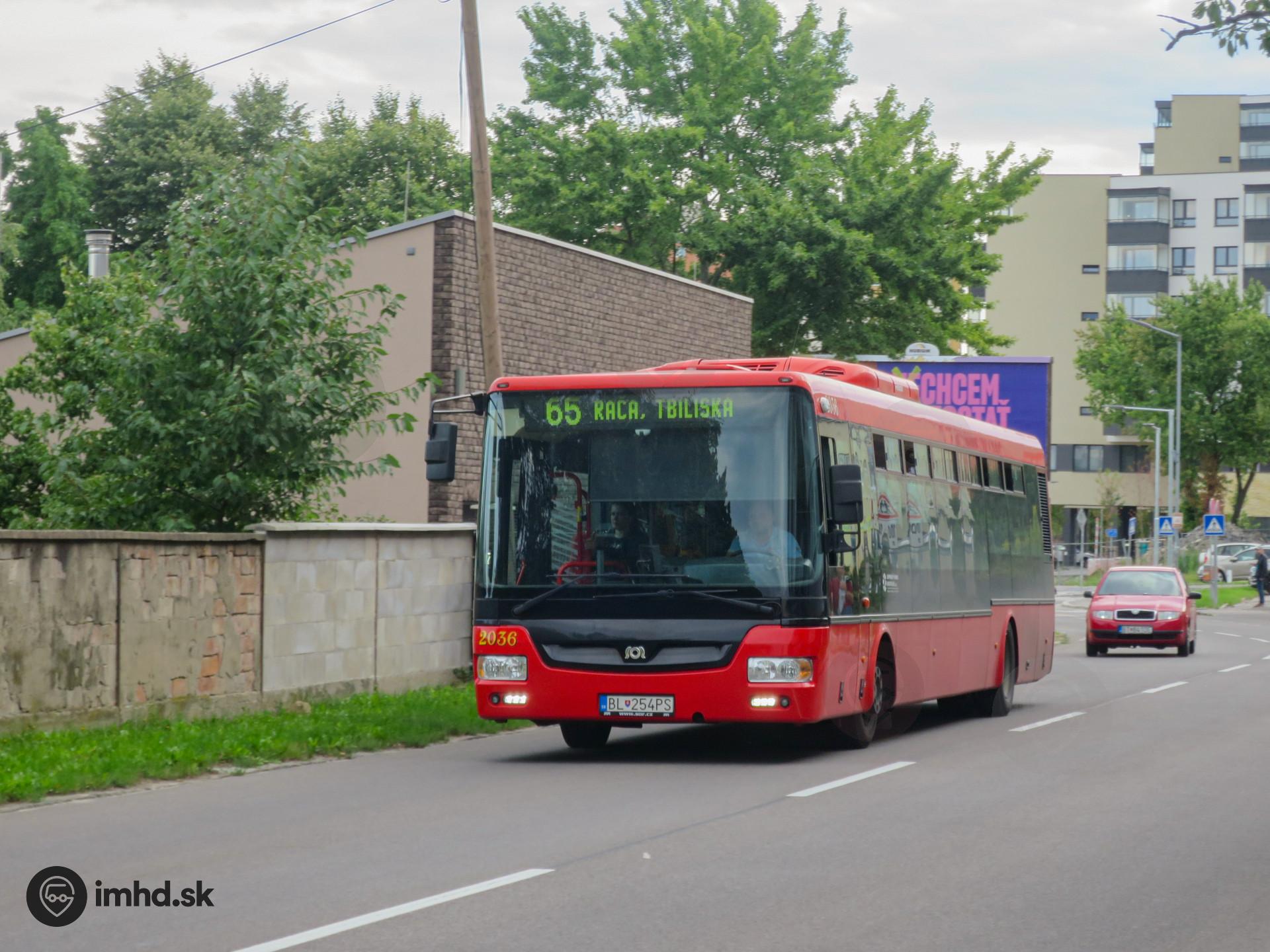 SOR NB 12 City #2036 • imhd.sk Bratislava