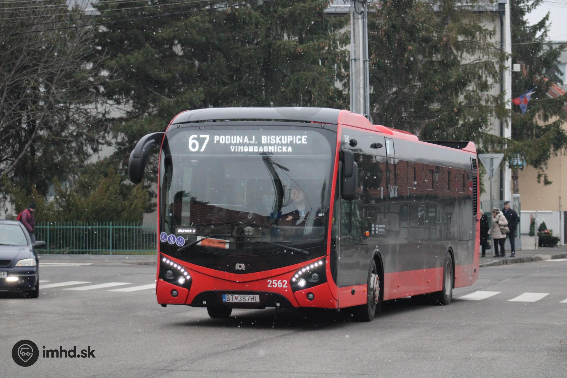 SOR NS 12 Diesel #2562 • imhd.sk Bratislava