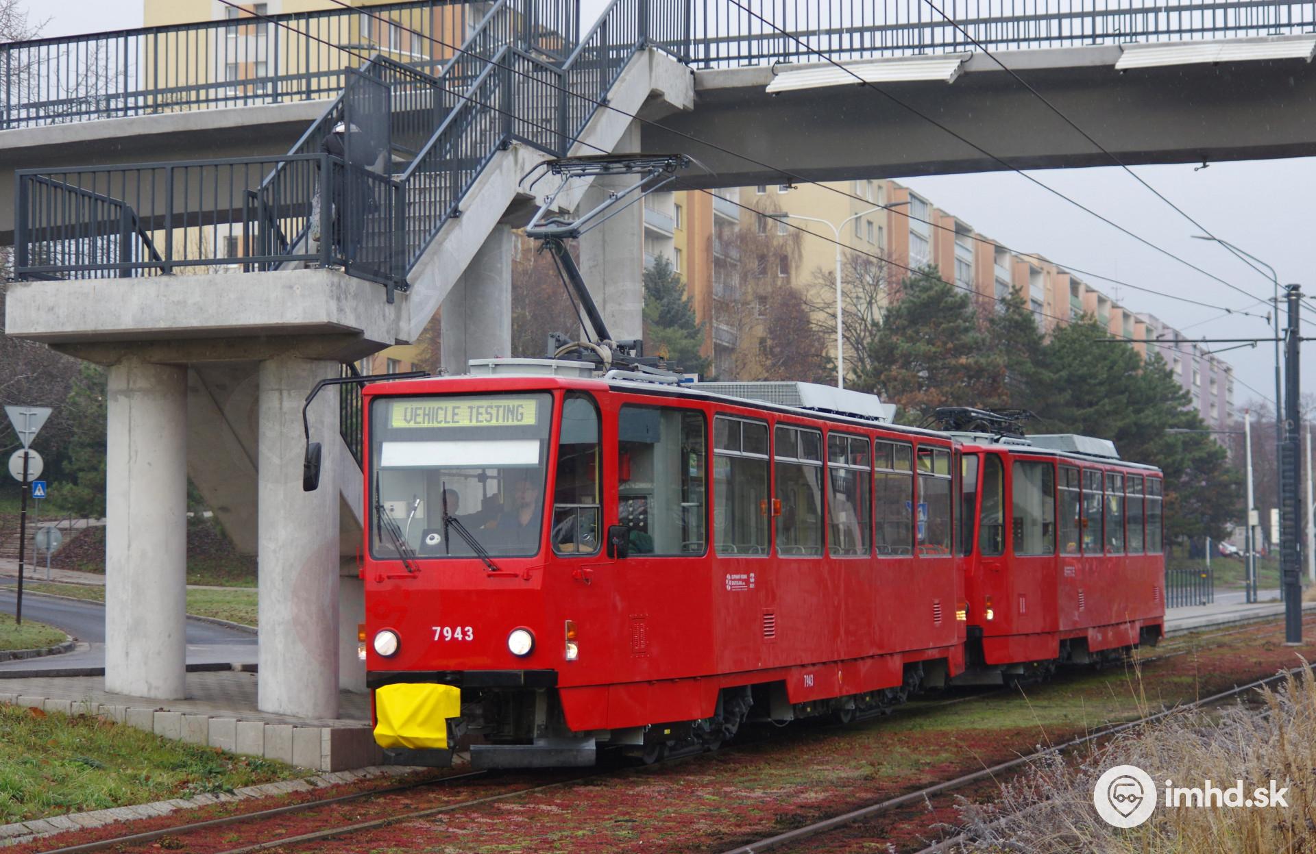 ČKD Tatra T6A5 #7943 • imhd.sk Bratislava