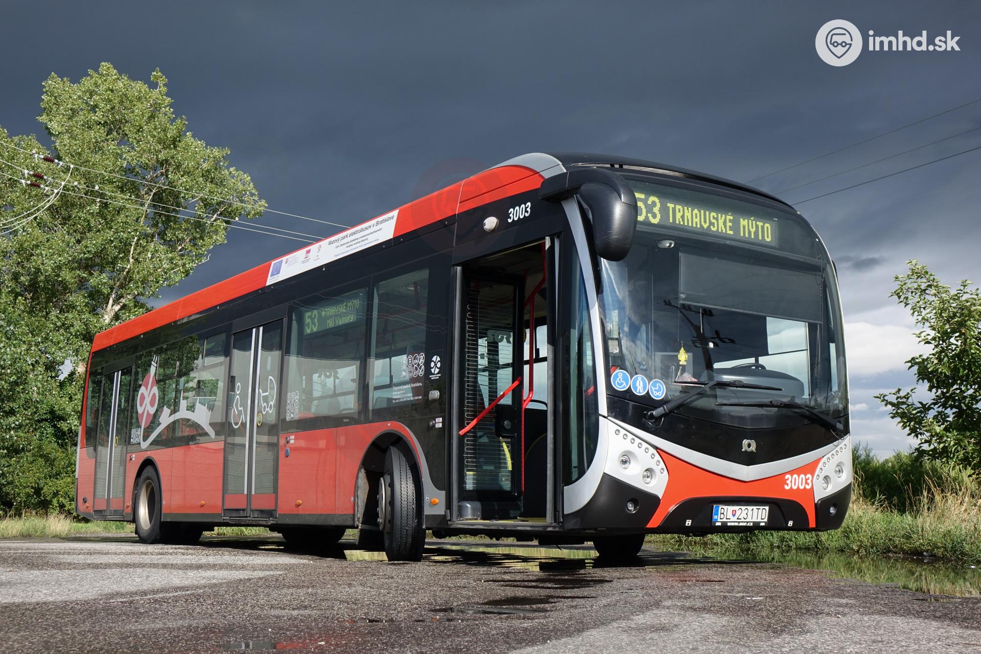 SOR NS 12 Electric #3003 • imhd.sk Bratislava