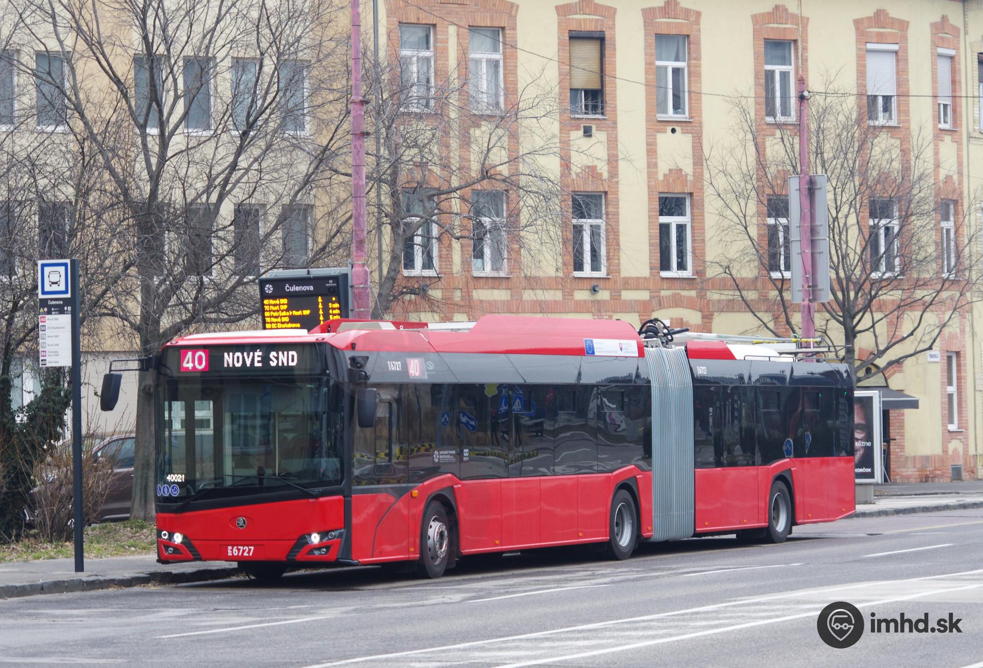 Škoda 27 Tr Solaris #6727 • imhd.sk Bratislava