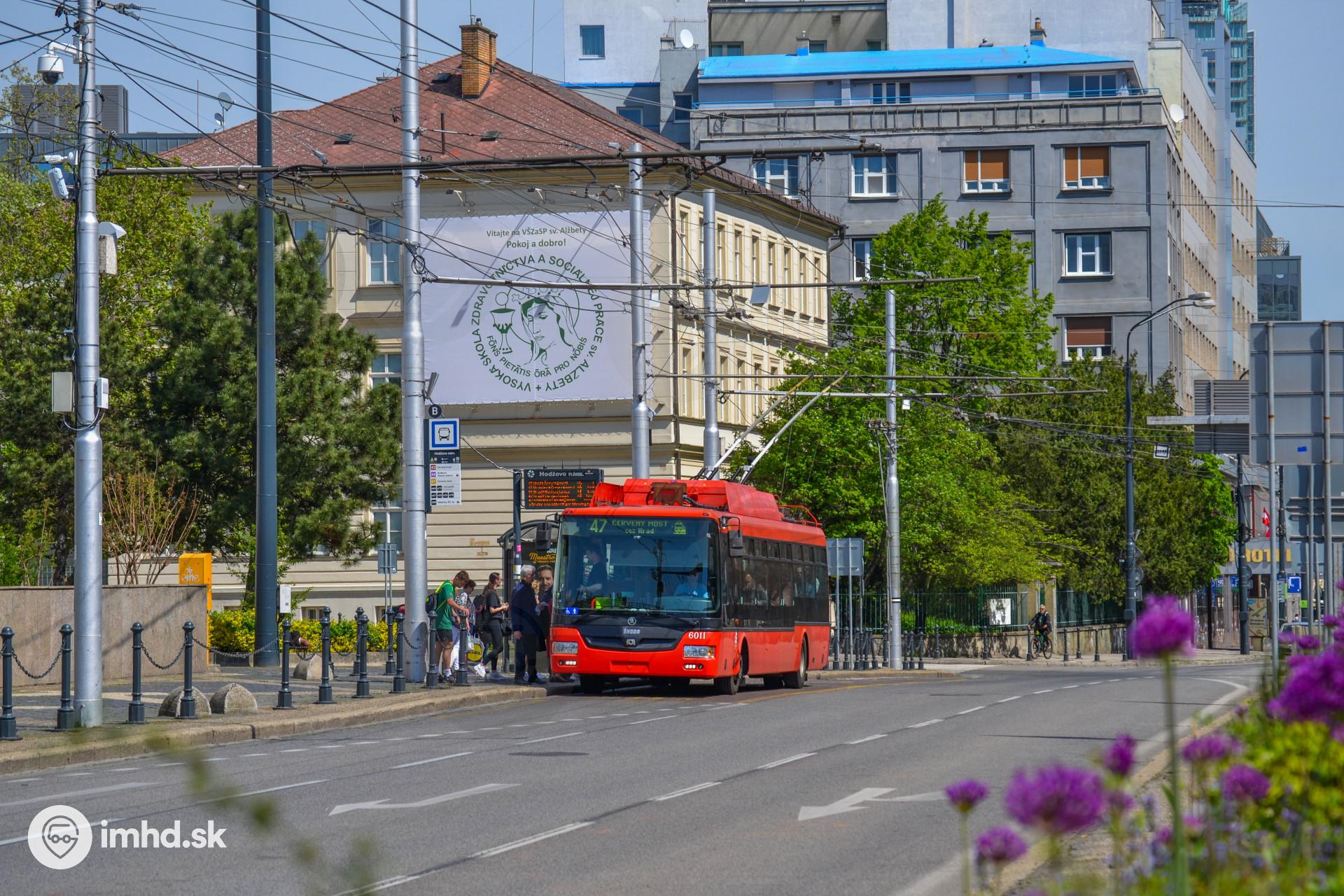 #6122, route 44, Mudroňova ul. • imhd.sk Bratislava