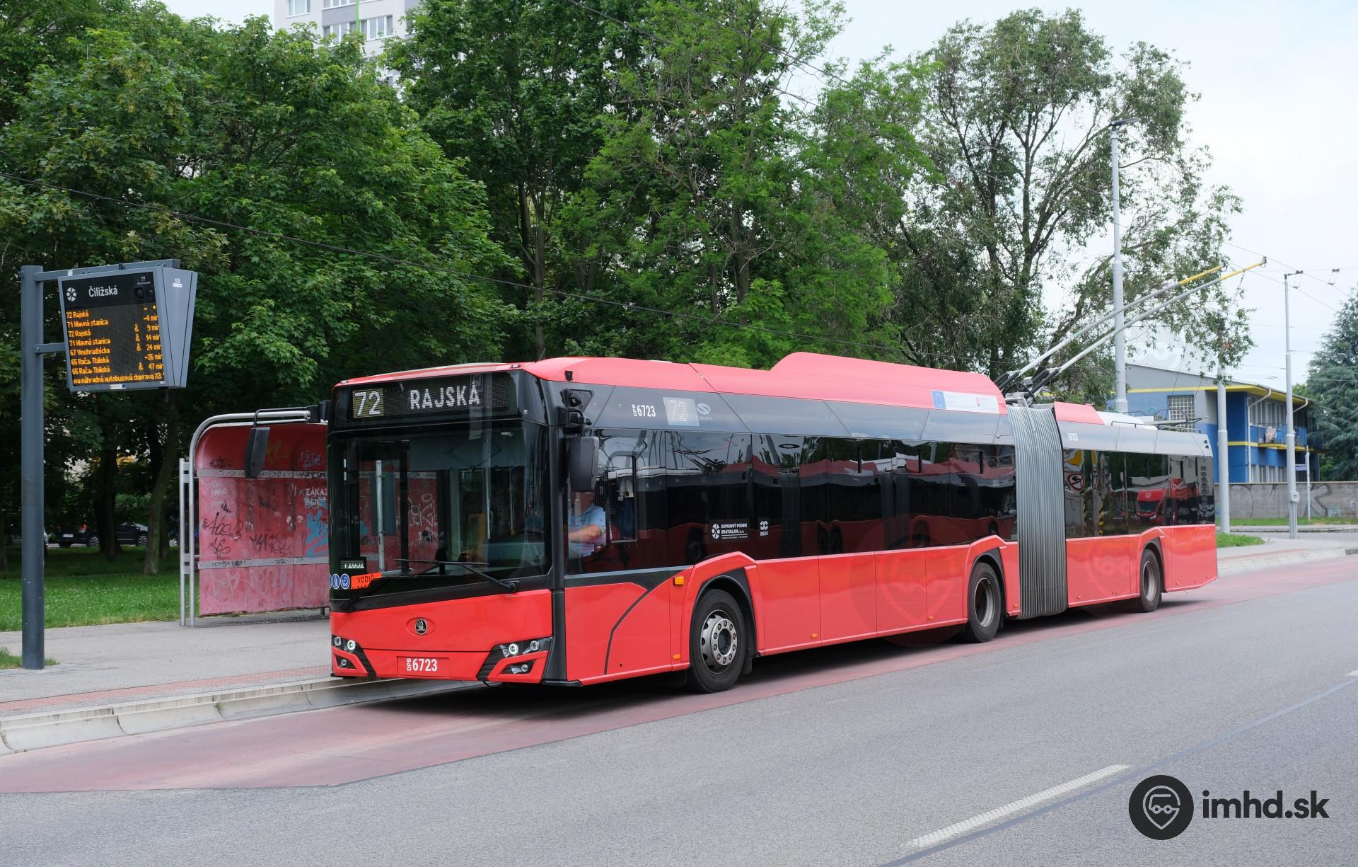 Škoda 27 Tr Solaris #6723 • imhd.sk Bratislava