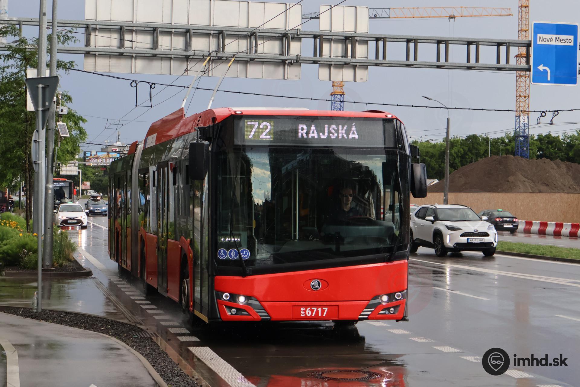 Škoda 27 Tr Solaris #6717 • imhd.sk Bratislava