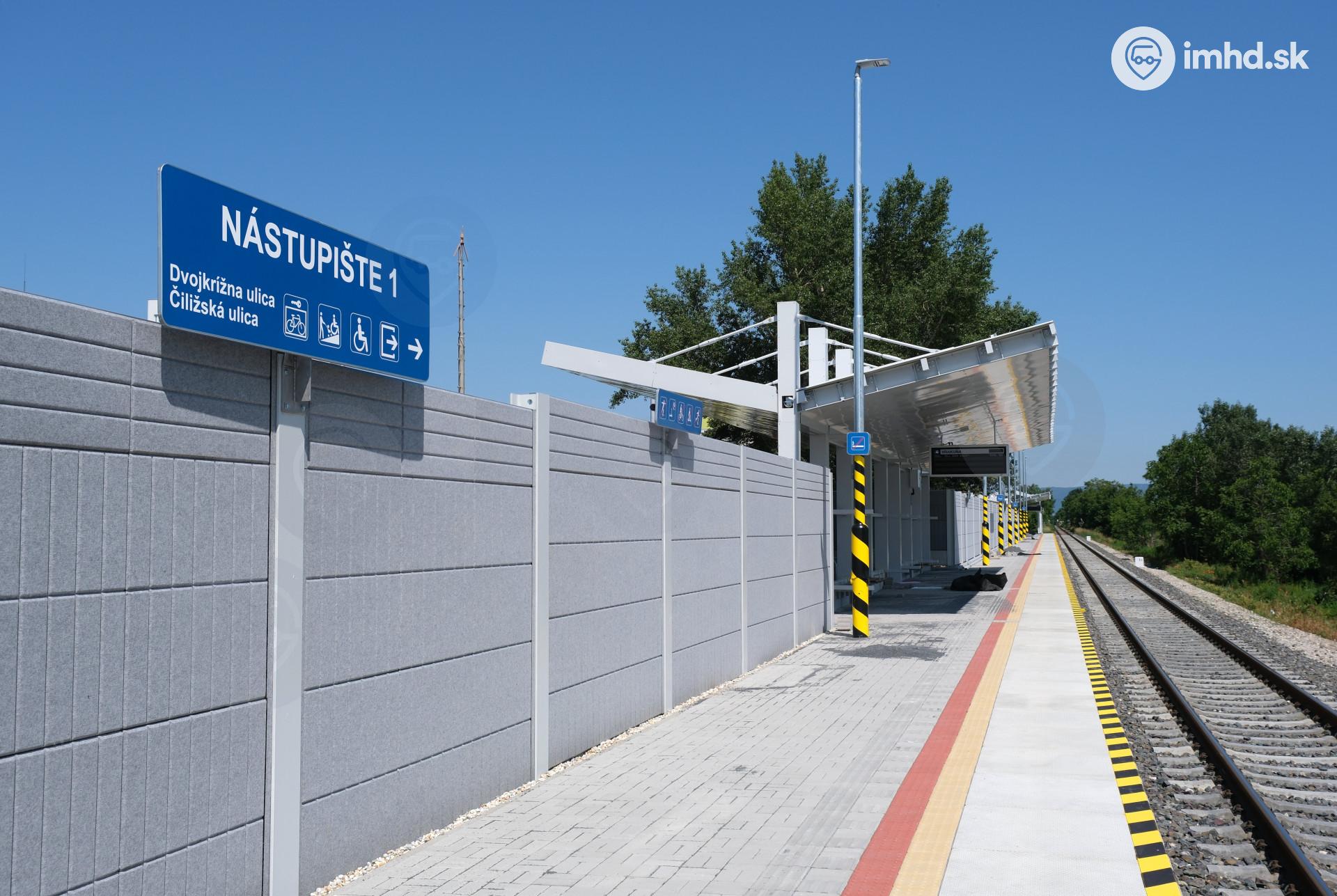 Otvorenie novej železničnej zastávky Bratislava-Vrakuňa (from 2 Jul 2024) • imhd.sk Bratislava