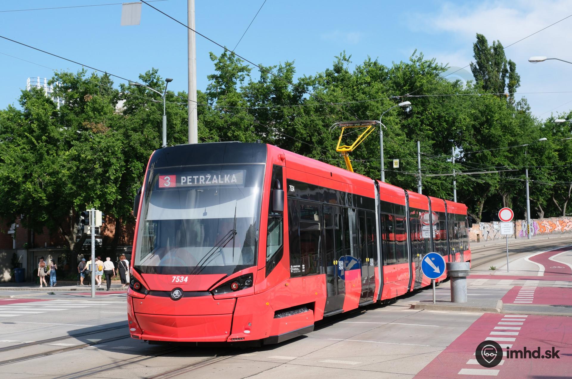 Prerušená premávka električiek v Petržalke (20.6.2024 16:30 – 17:30) • imhd.sk Bratislava