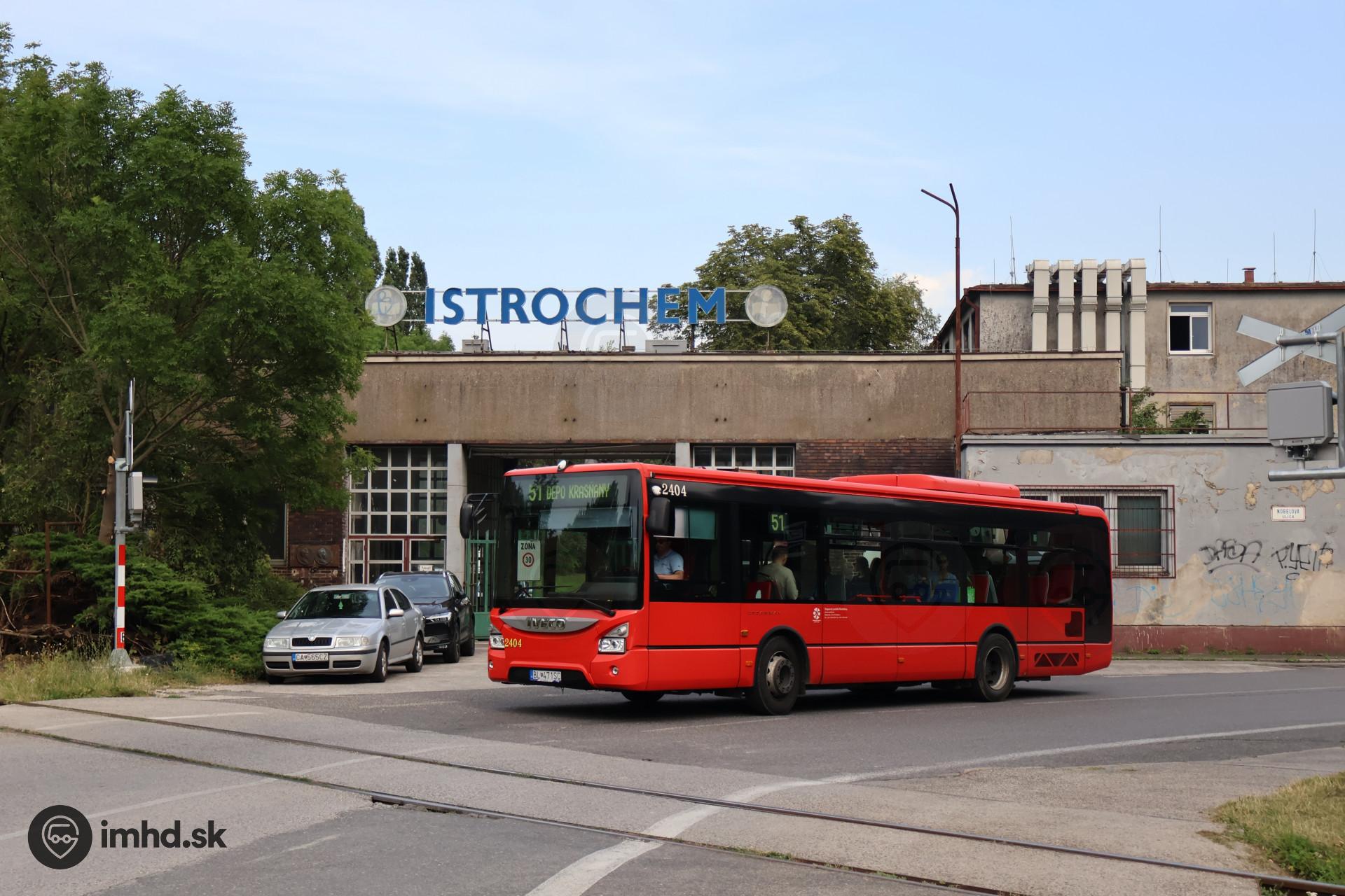 Iveco Urbanway 10,5M #2404 • imhd.sk Bratislava