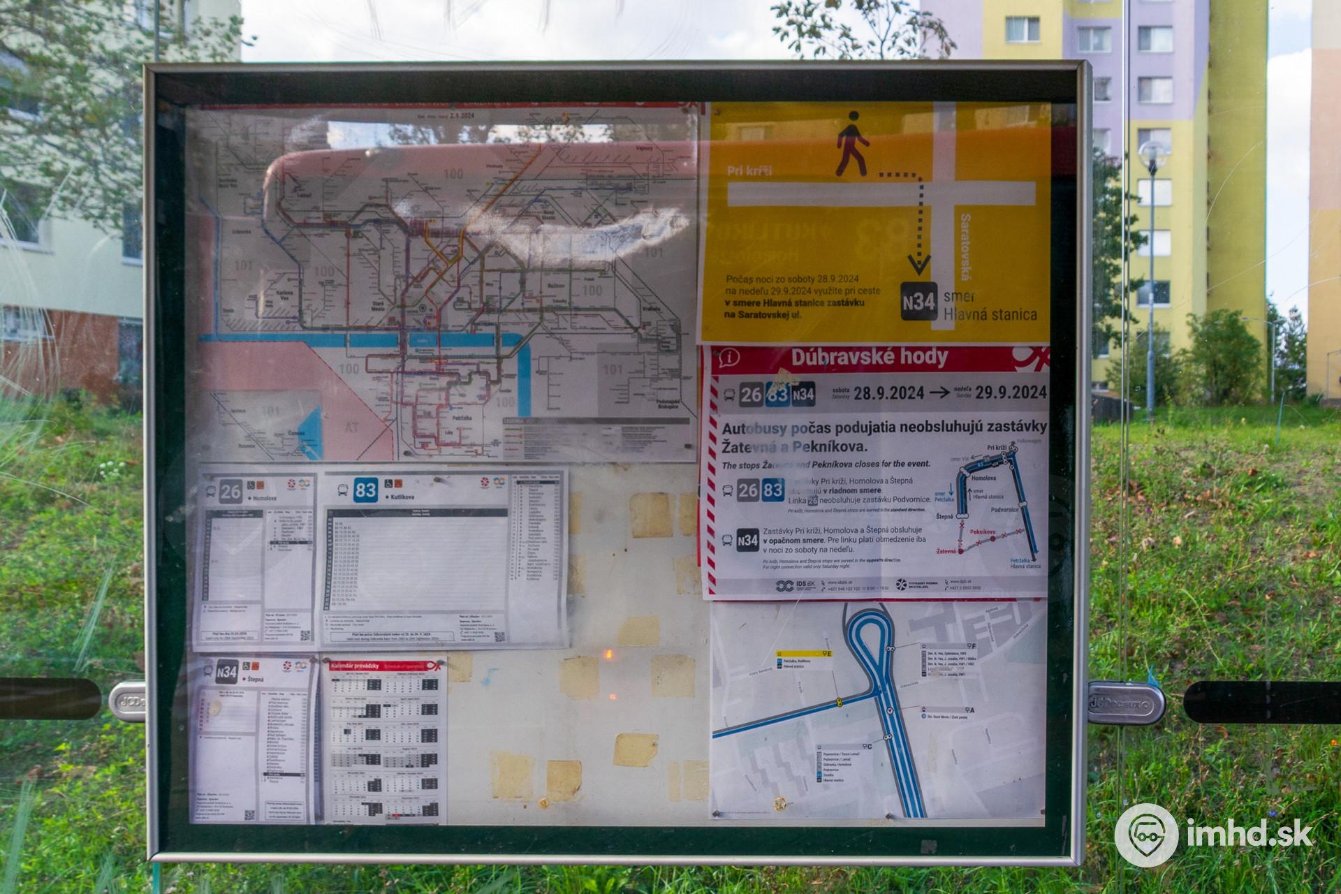 Cestovné poriadky a zastávkové informácie (7.4.2025) • imhd.sk Bratislava