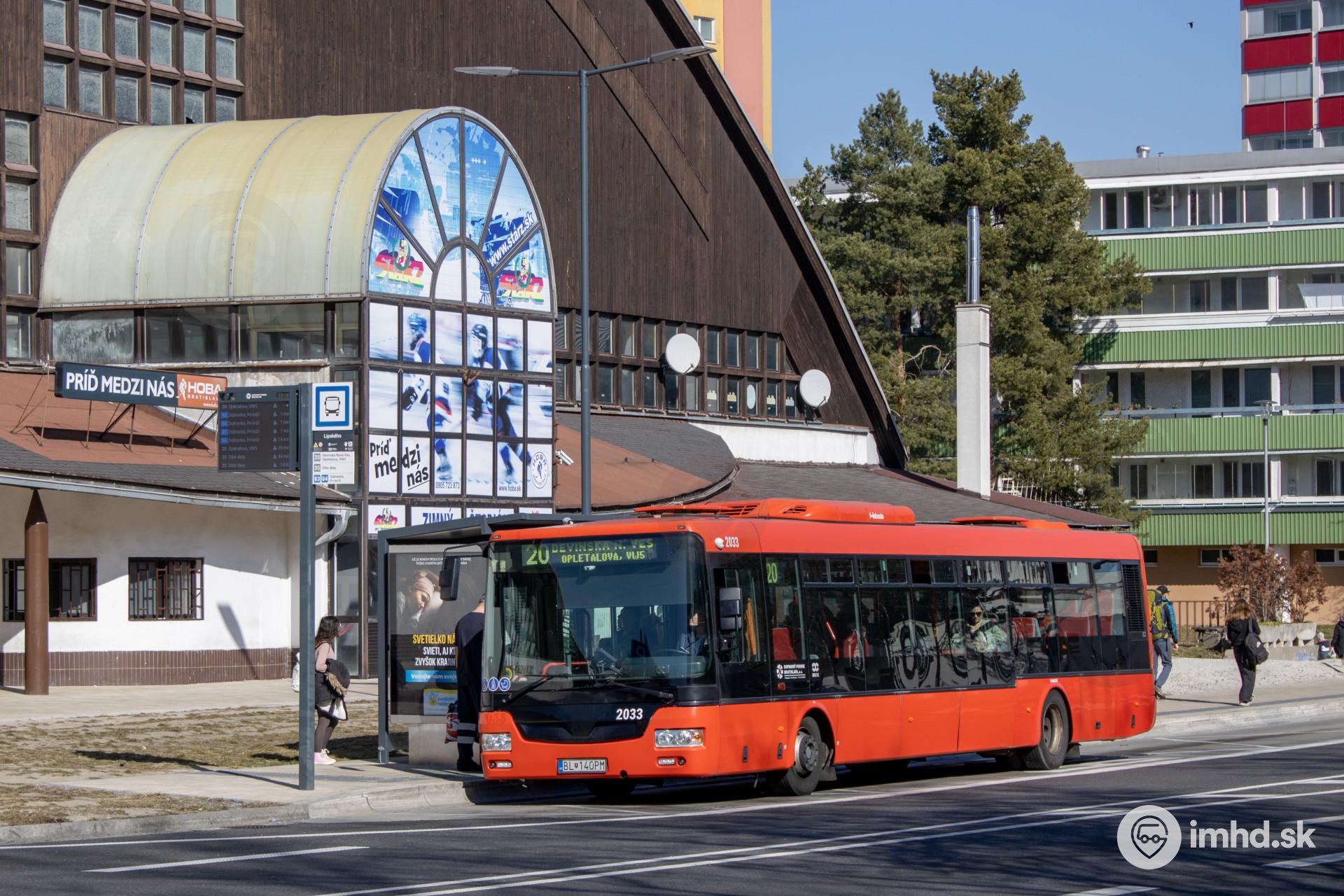 SOR NB 12 City #2033 • imhd.sk Bratislava