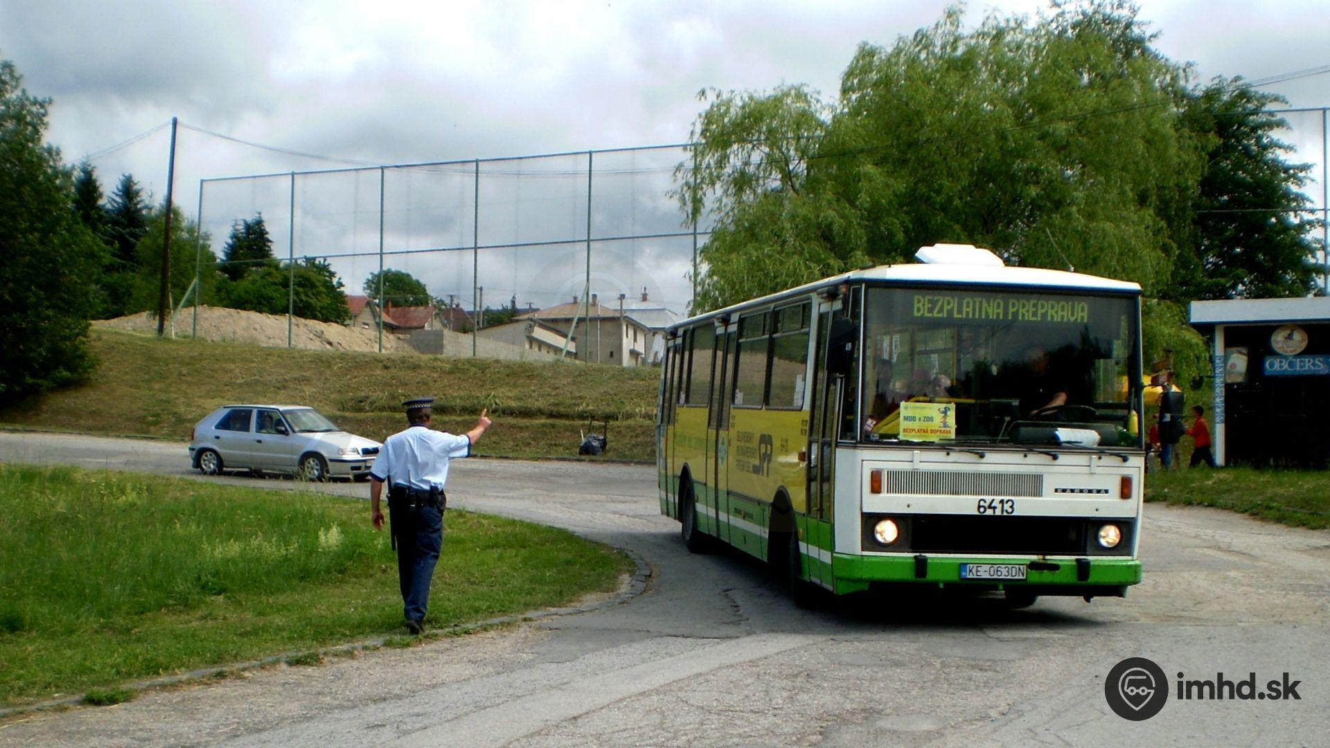 #6413, linka BEZPLATNÁ PREPRAVA, Široká ul. • imhd.sk Košice