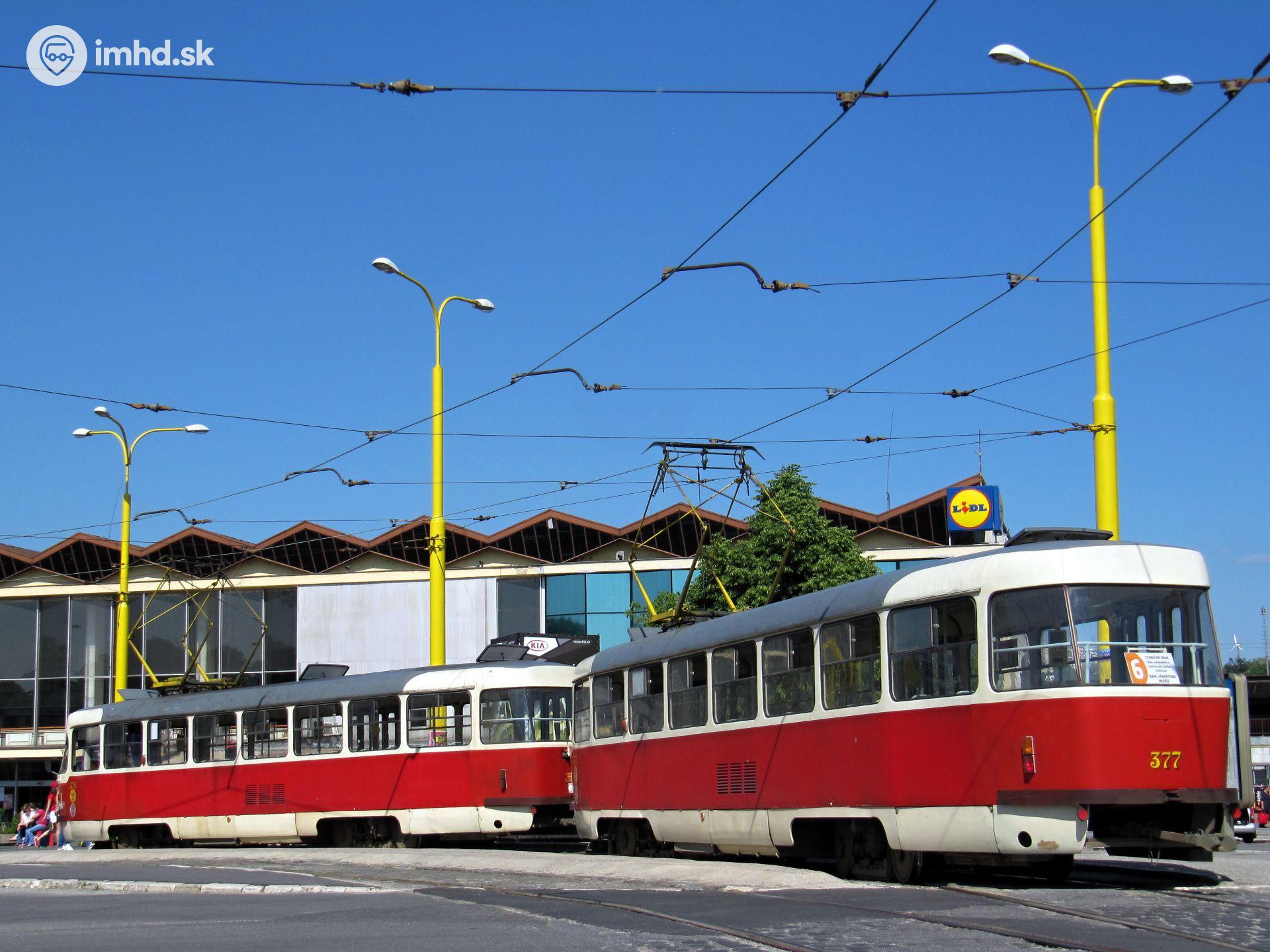#376, 377, linka 6, obratisko Staničné námestie • imhd.sk Košice